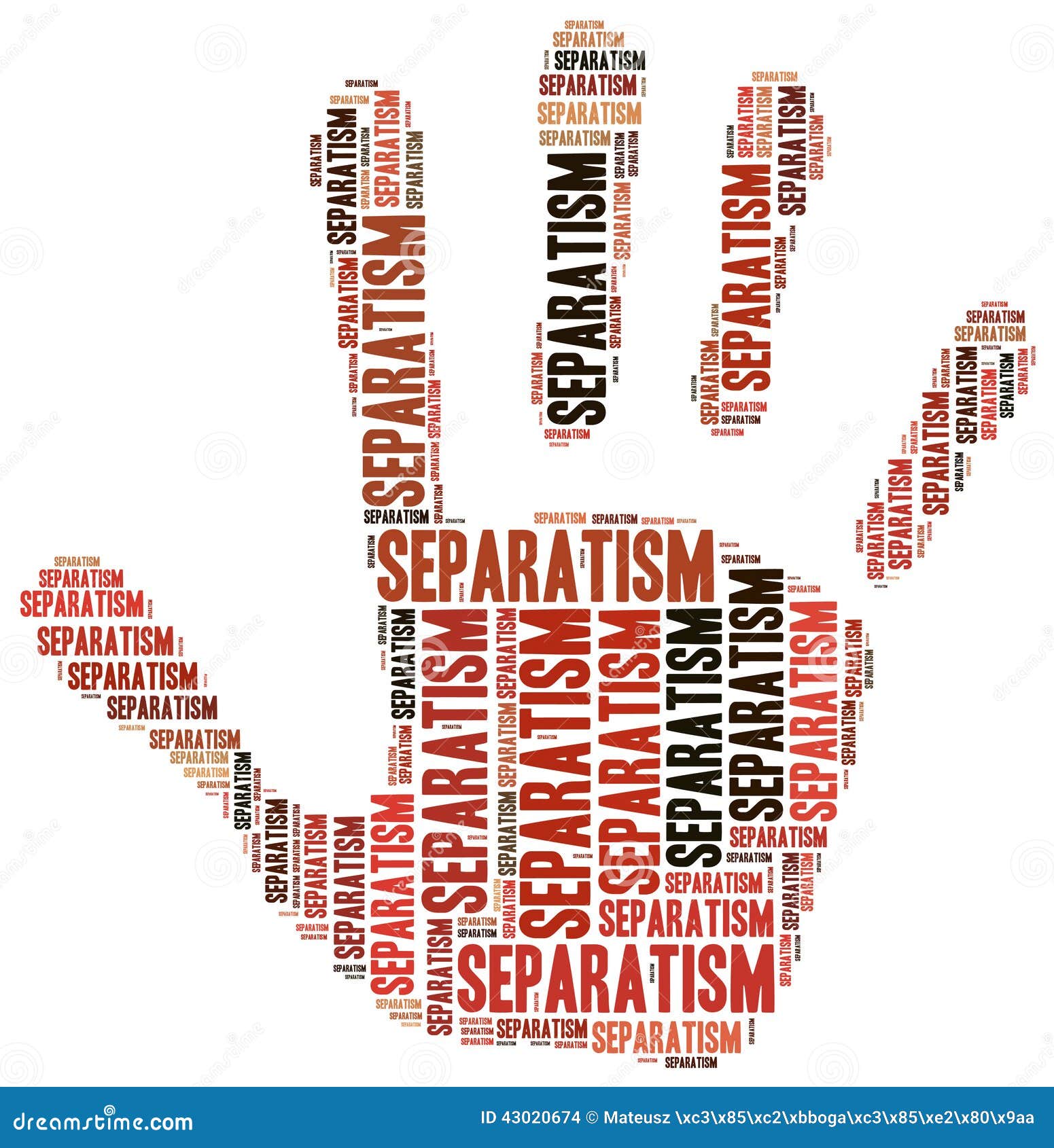 Tag Cloud Illustration Related To Separatism Stock Illustration ...
