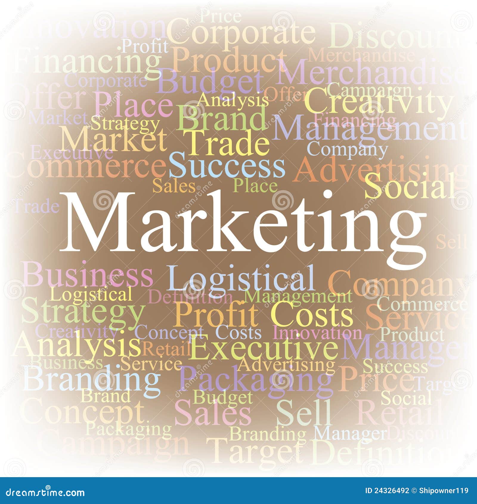 Tag cloud Marketing stock vector. Illustration of brand - 24326492