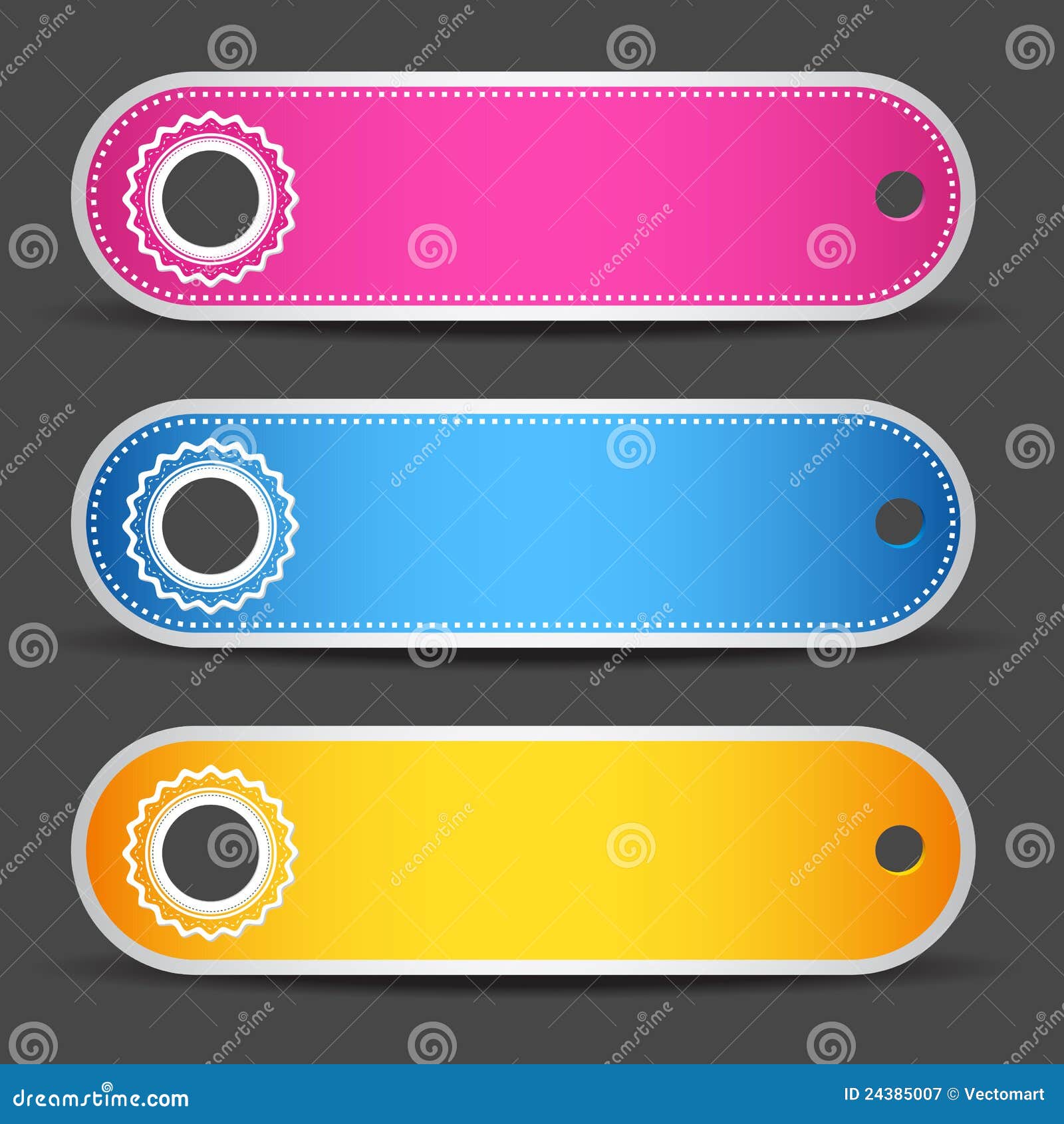 Tag colorido ilustração do vetor. Ilustração de compras - 24385007