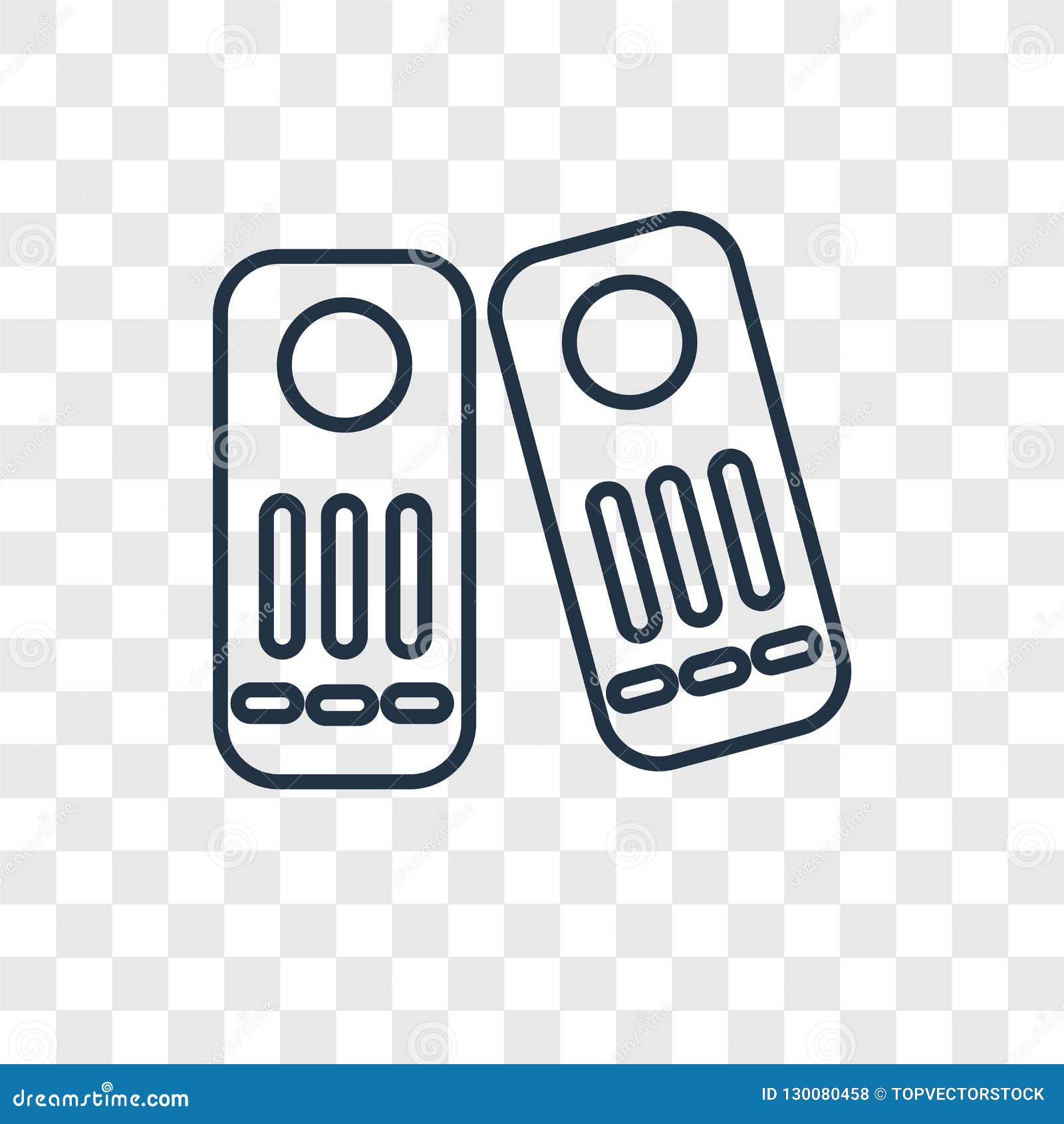 Tag Concept Vector Linear Icon Isolated on Transparent Background, Tag ...