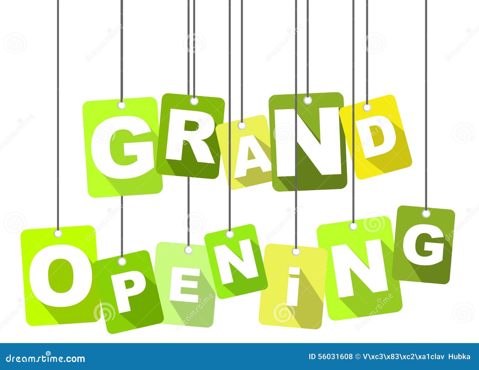 Tag grand opening stock illustration. Illustration of event - 56031608