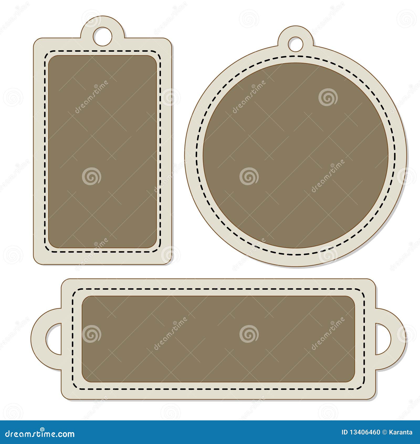 Tag or label collection stock illustration. Illustration of banner ...