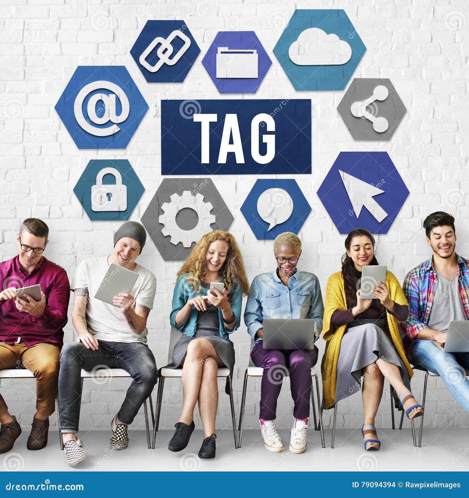 Tag Label Technology Word Graphic Concept Stock Photo - Image of ...