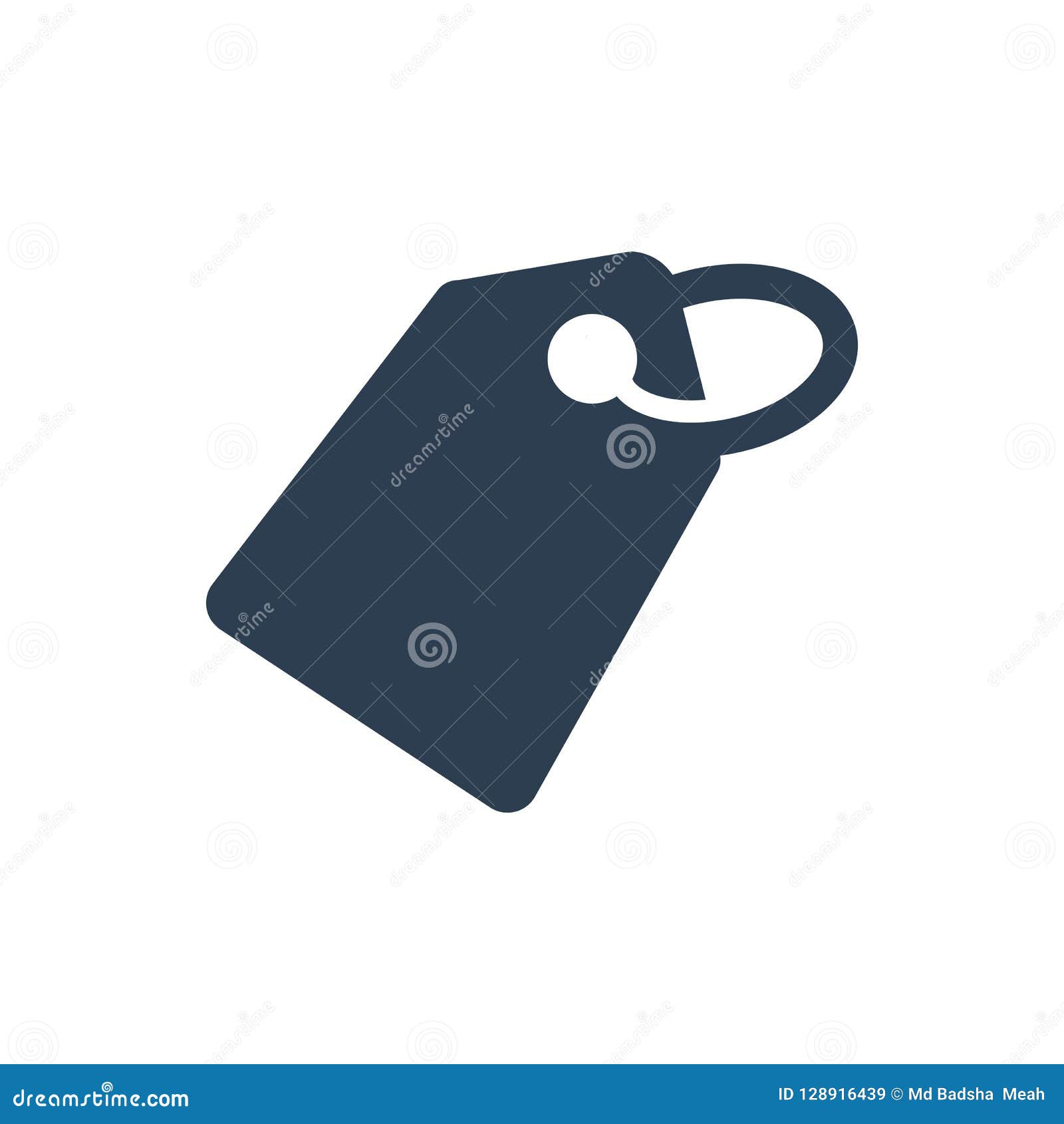 Tag, Level Icon stock vector. Illustration of label - 128916439