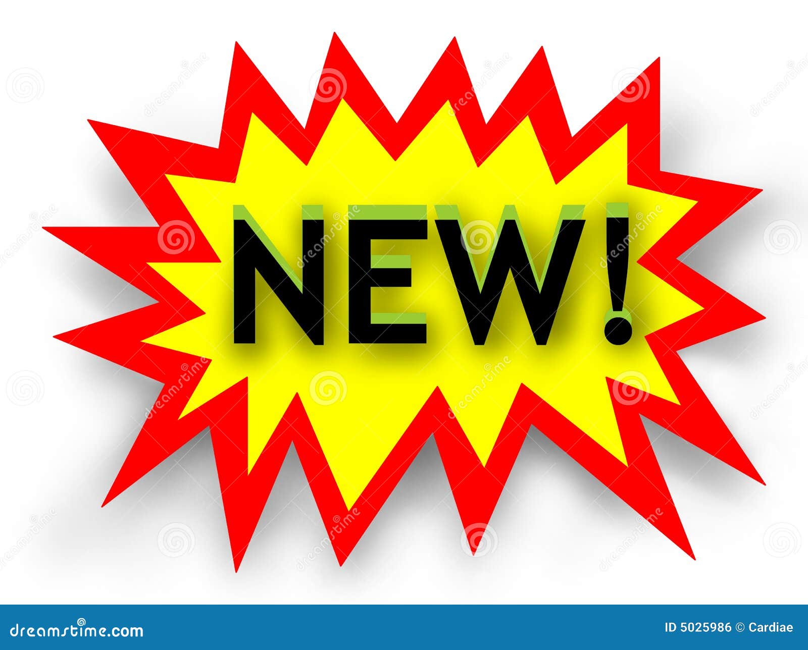 Tag novo - ilustração ilustração stock. Ilustração de casca - 5025986