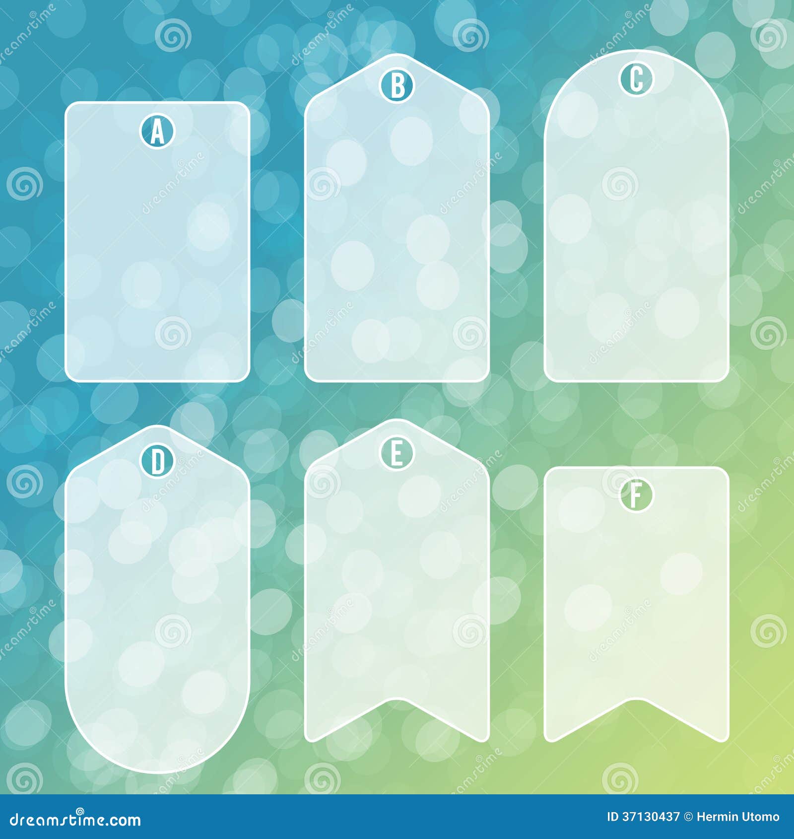 Tag Options Bokeh Background Stock Vector - Illustration of banner ...