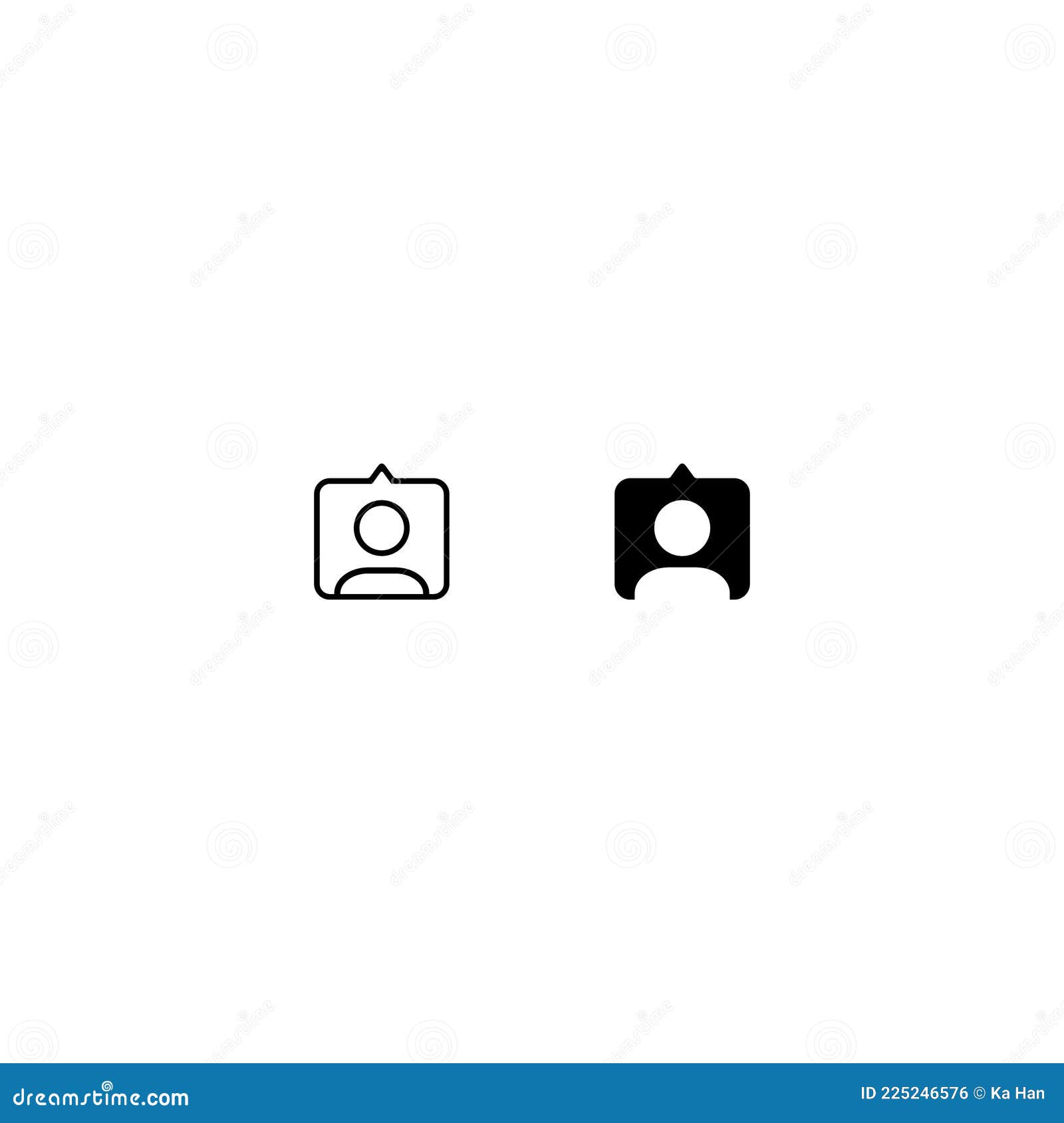 Tag People Icon Vector of Social Media Elements Stock Vector ...