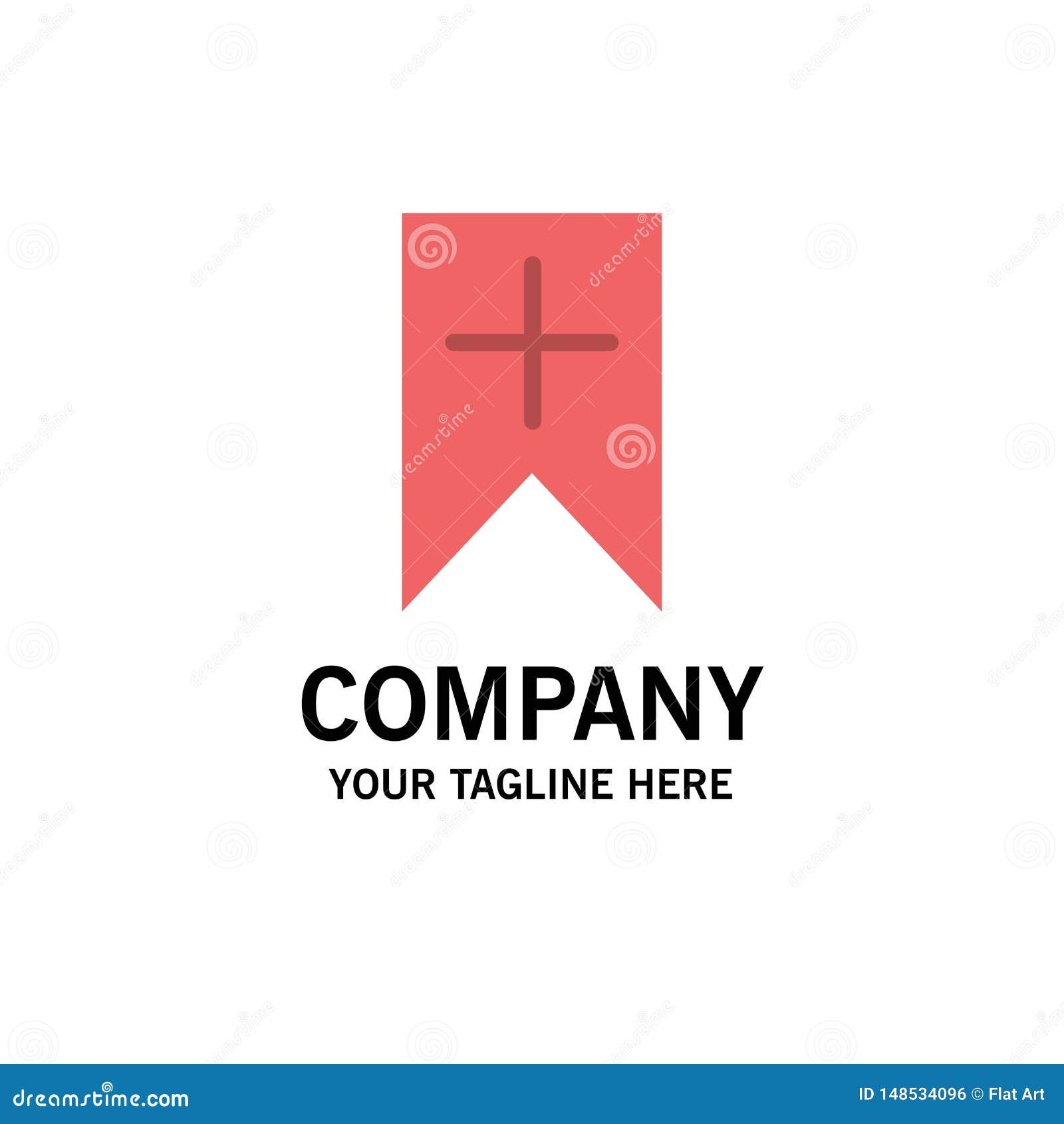 Tag, Plus, Interface, User Business Logo Template. Flat Color Stock ...