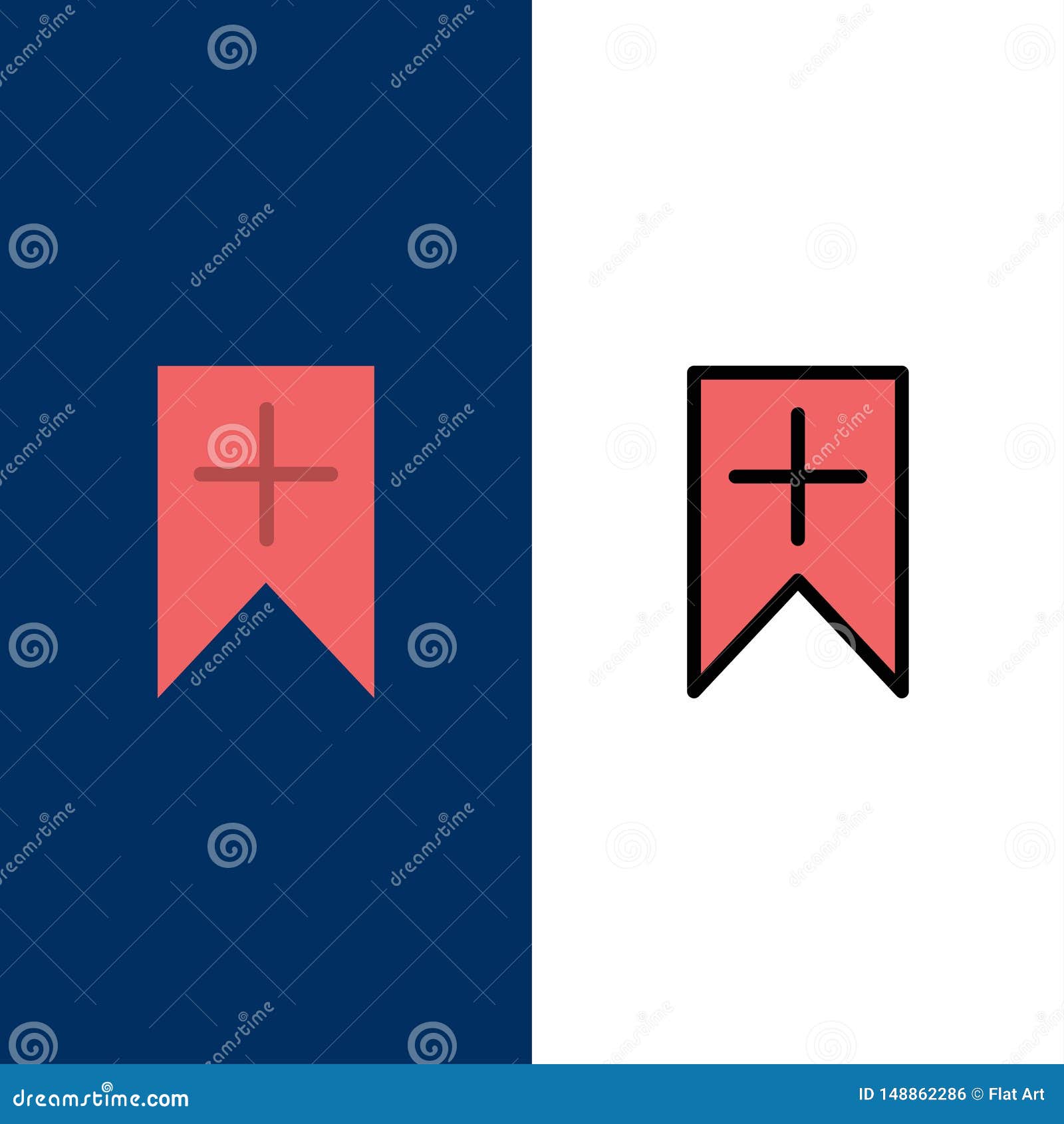 Tag, Plus, Interface, User Icons. Flat and Line Filled Icon Set Vector ...