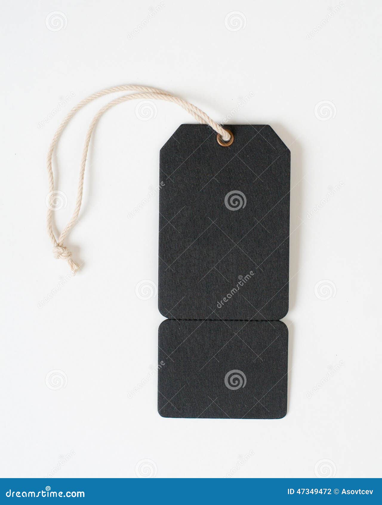 Tag with rope stock photo. Image of brown, mark, rope - 47349472