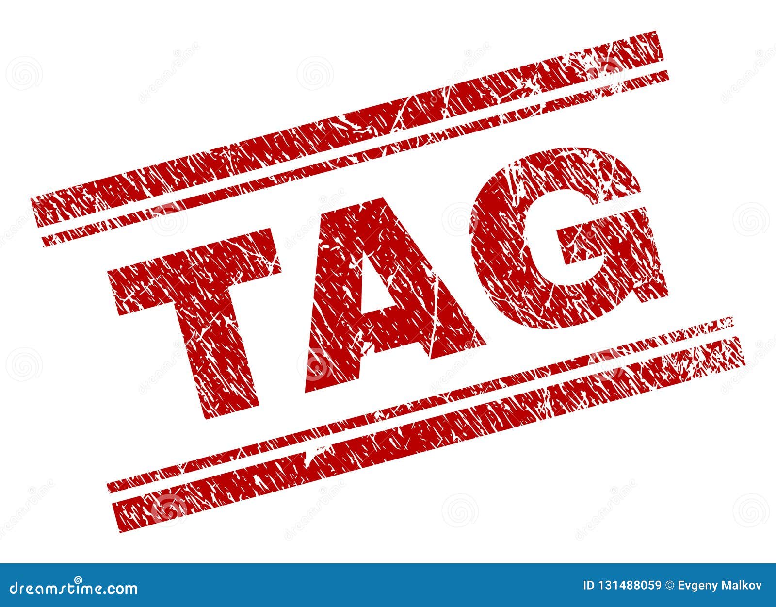 Grunge Textured TAG Stamp Seal Stock Vector - Illustration of parallel ...