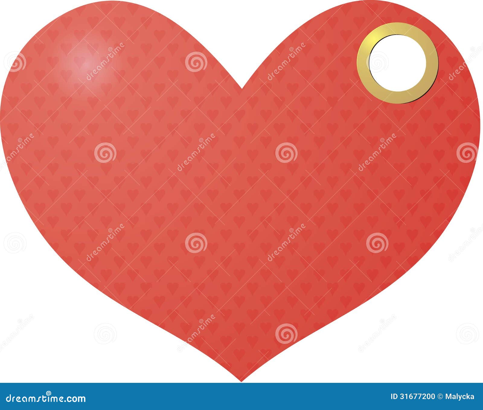 Tag in the shape of heart stock vector. Illustration of heart - 31677200