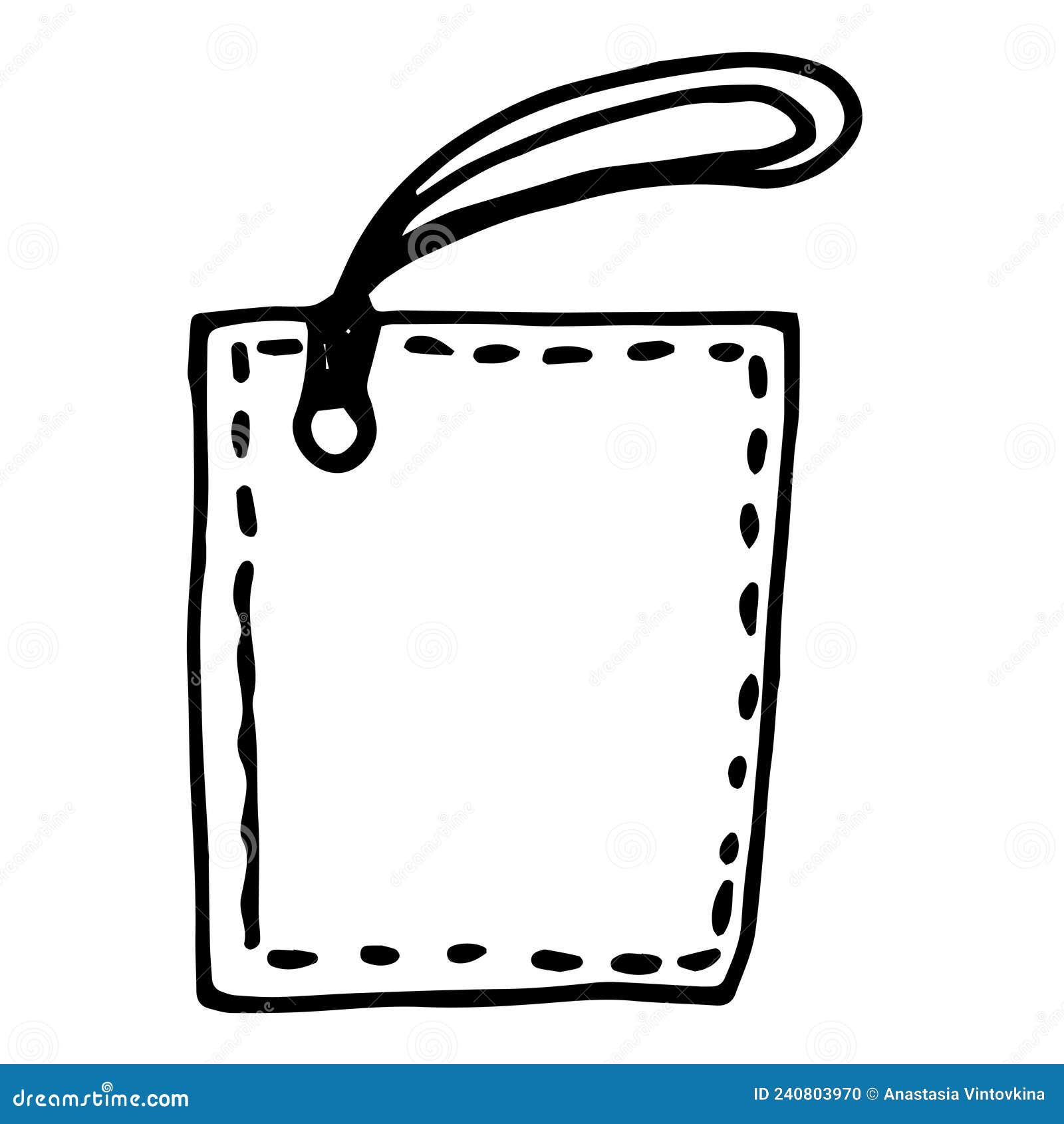 A Tag with a Square Icon. those Rectangular Shaped Doodle Style for ...