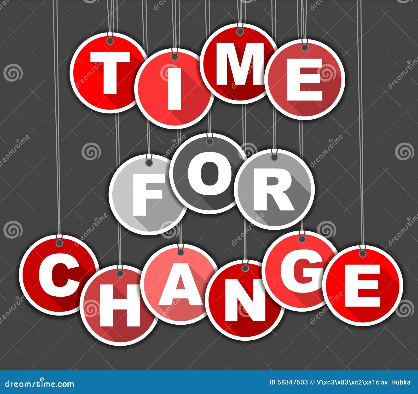 Tag time for change stock vector. Illustration of advise - 58347503