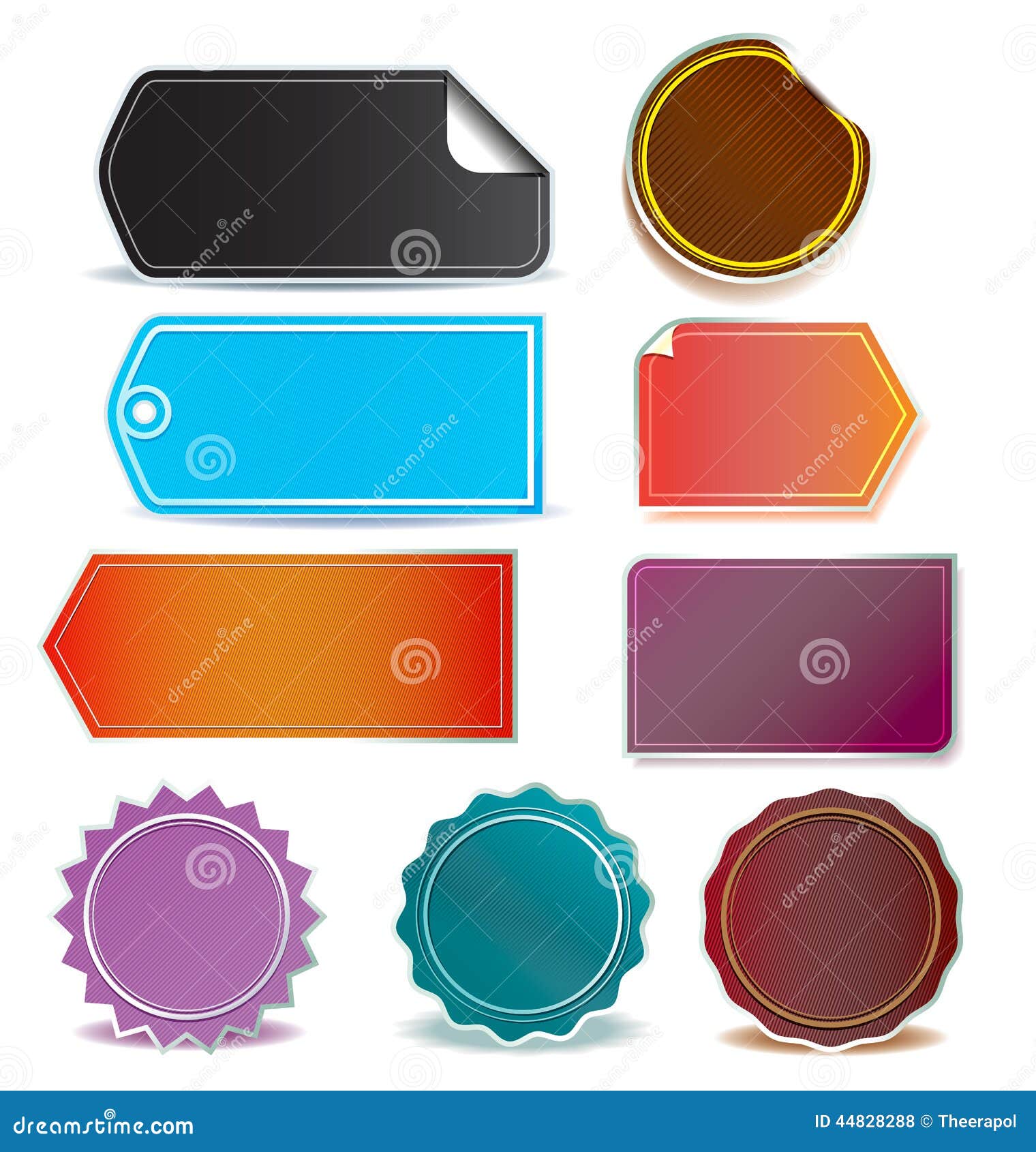 Tag stock vector. Illustration of market, promotion, reduce - 44828288