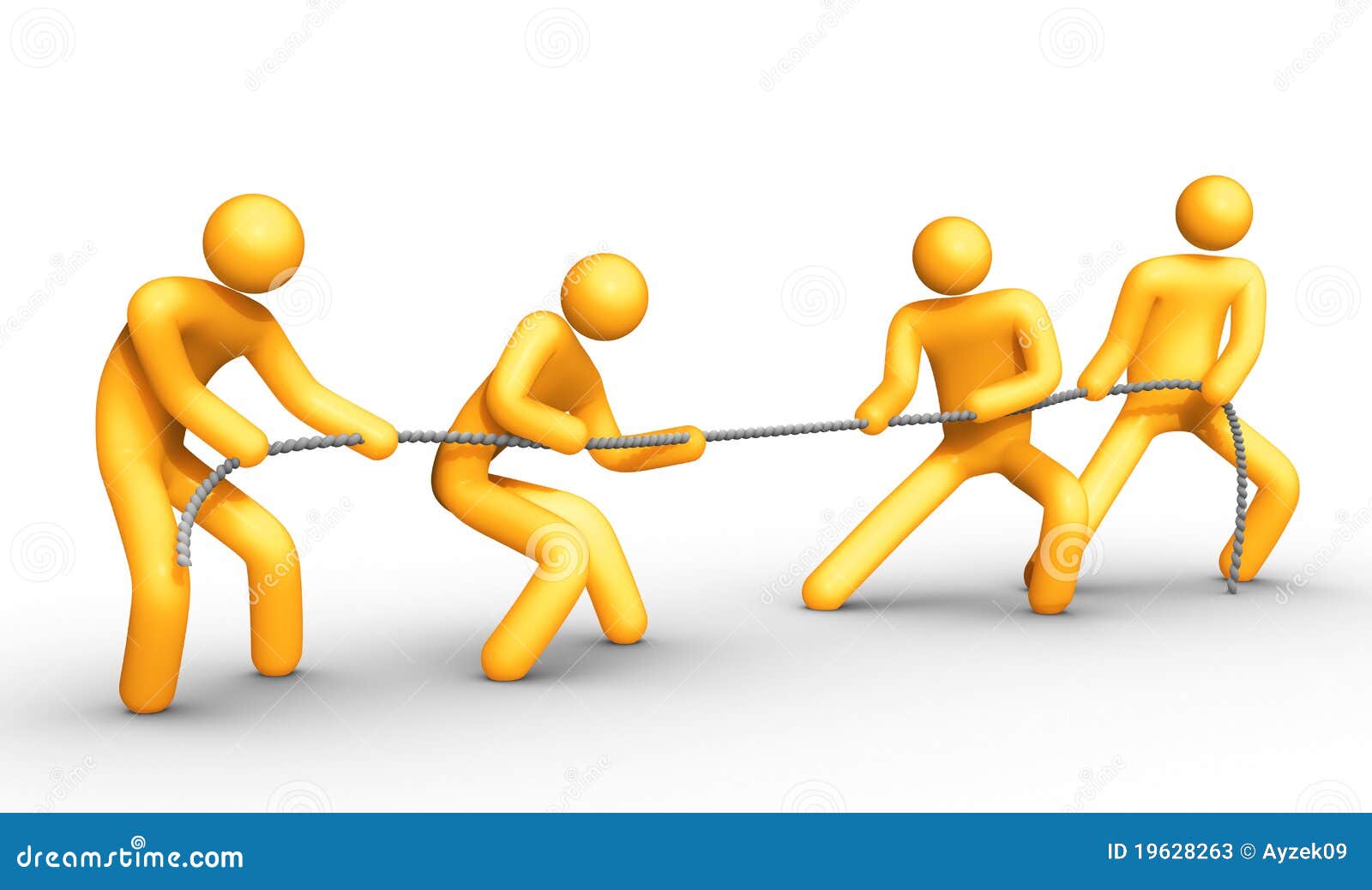 Tag of War stock illustration. Illustration of employment - 19628263