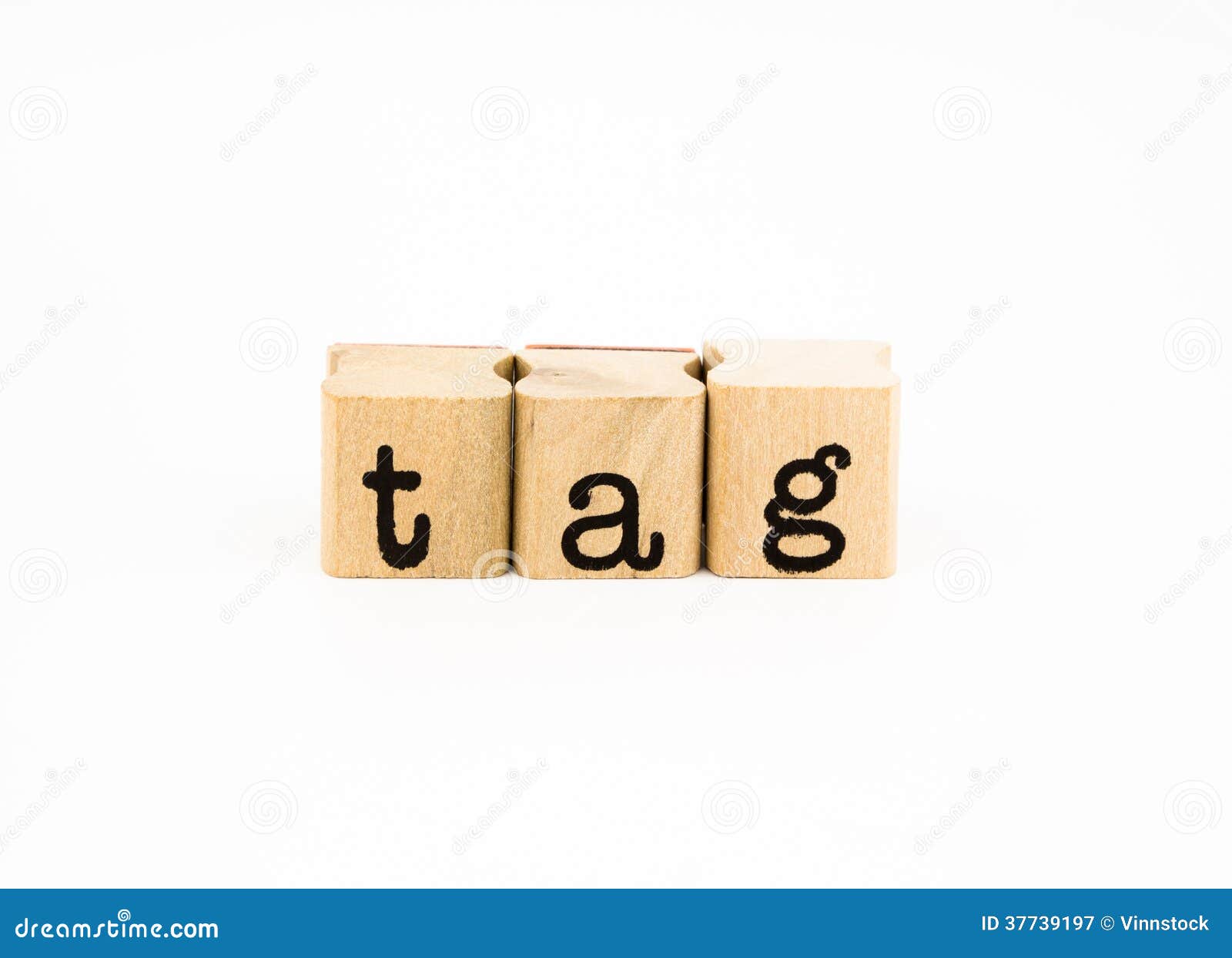 Tag Wording Isolate on White Background Stock Image - Image of concept ...