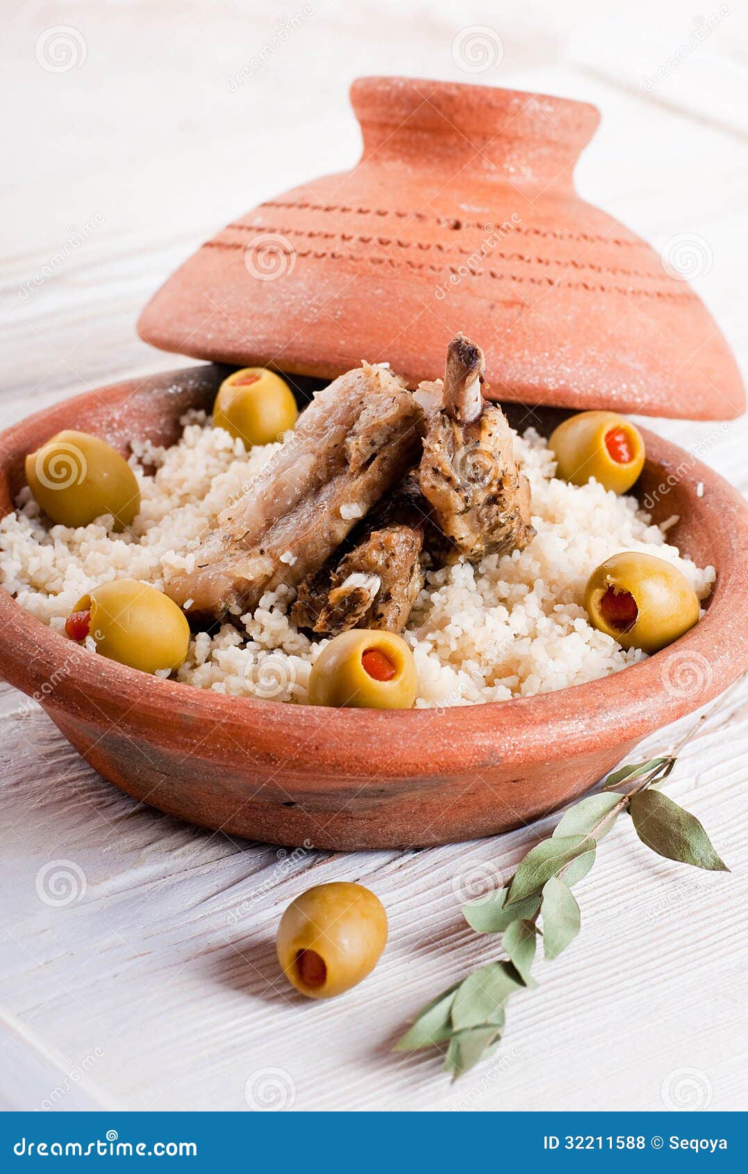 Tagine with lamb ribs stock photo. Image of ethnicity - 32211588
