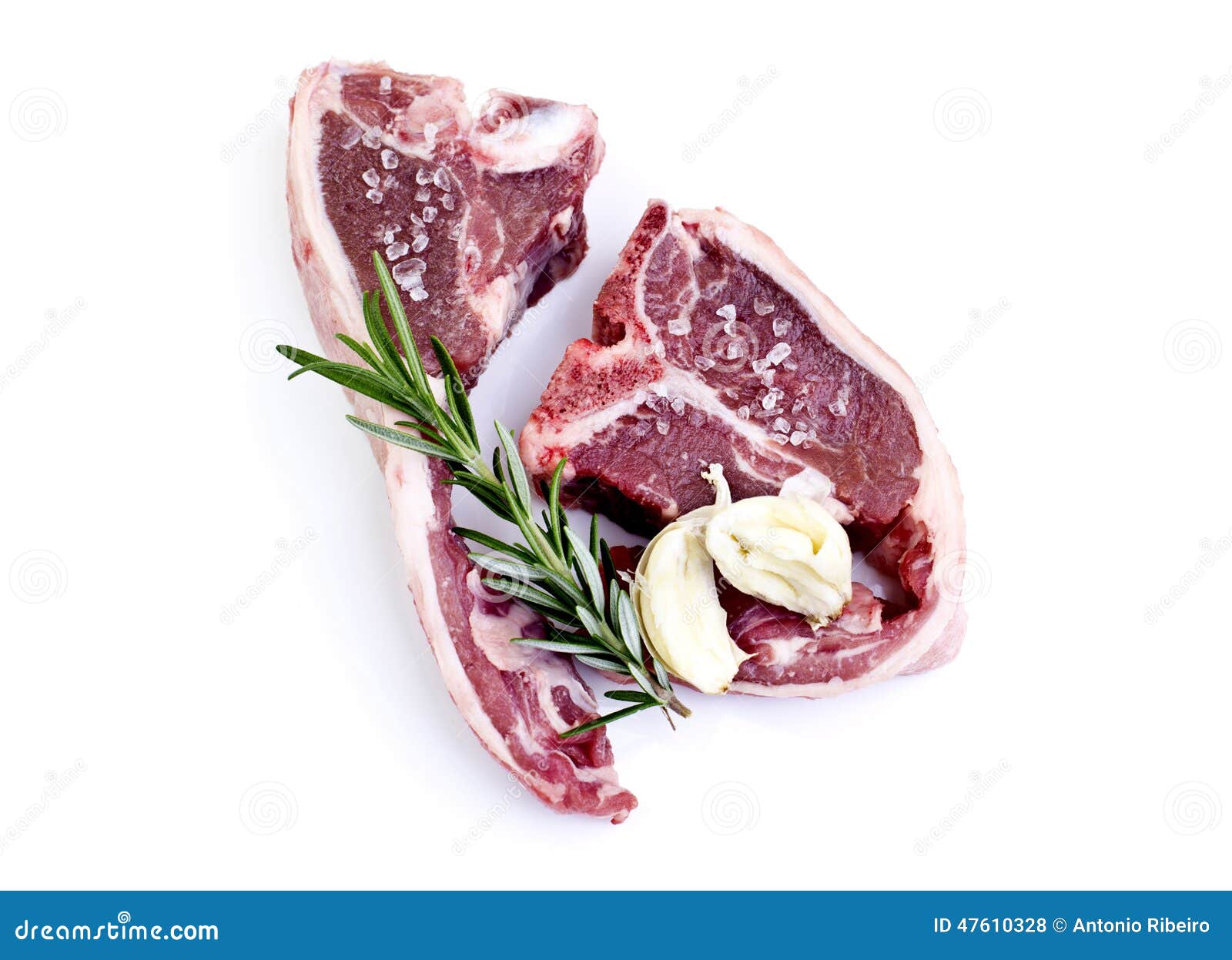 Tagli Del Lombo Dell'agnello Fotografia Stock - Immagine di sale ...