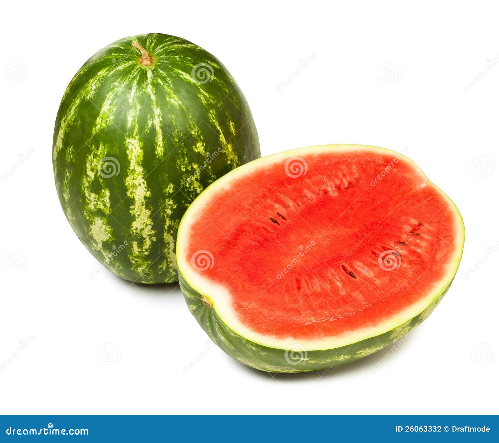 Tagli l'anguria fotografia stock. Immagine di parte, verde - 26063332