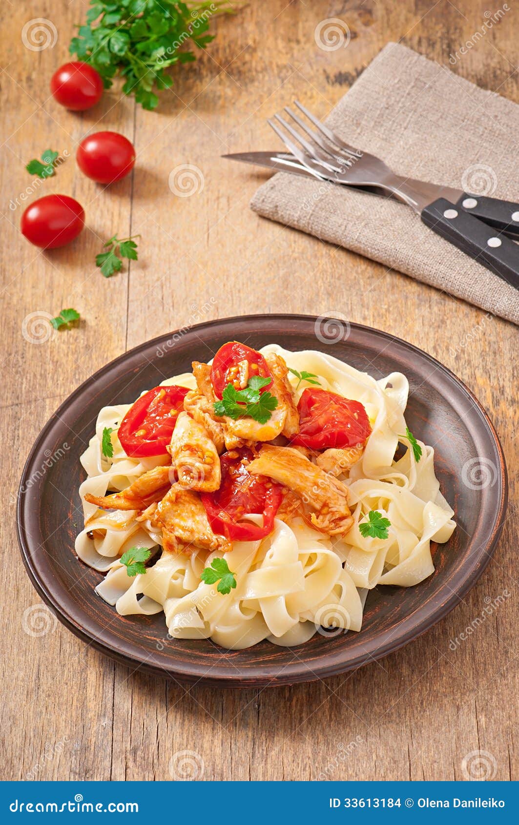 Tagliatelle pasta stock photo. Image of parmesan, healthy - 33613184