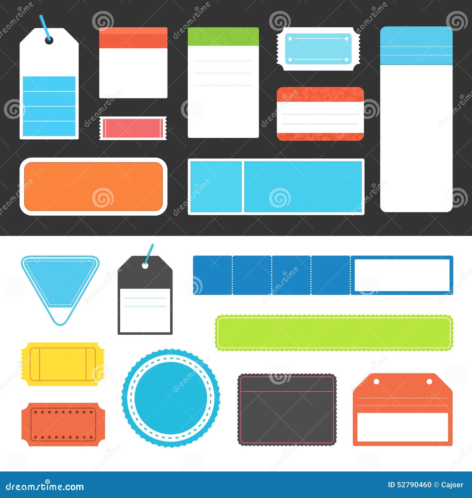Tags and Labels stock vector. Illustration of shape, simple - 52790460