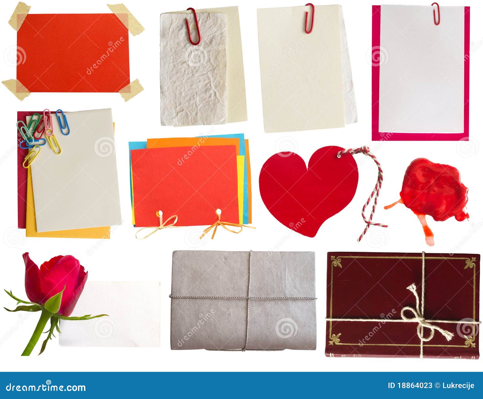 Tags and notes stock image. Image of notepaper, organize - 18864023