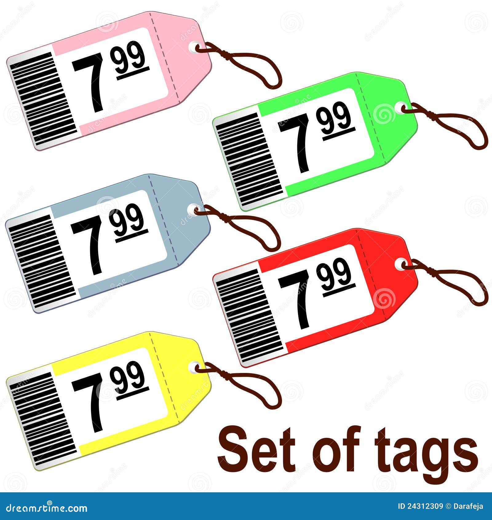 Tags for shops stock vector. Illustration of discount - 24312309