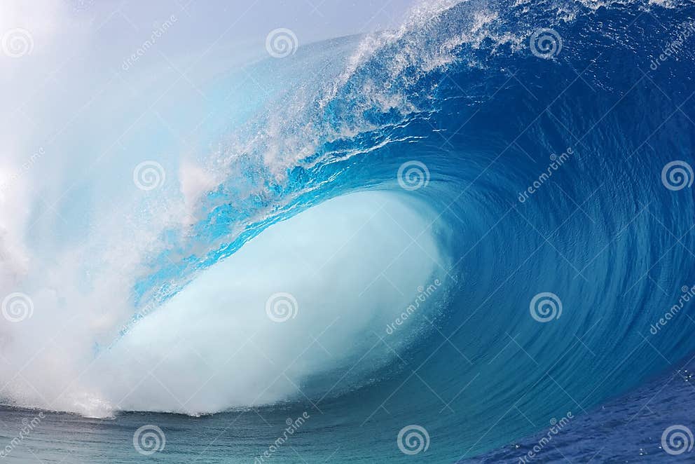 Tahiti Wave stock image. Image of storm, strength, large - 6285011