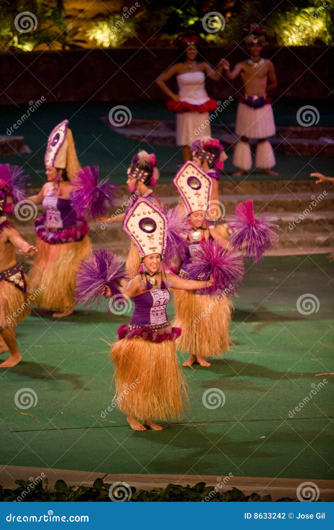 Tahitian Dancers editorial photography. Image of vertical - 8633242