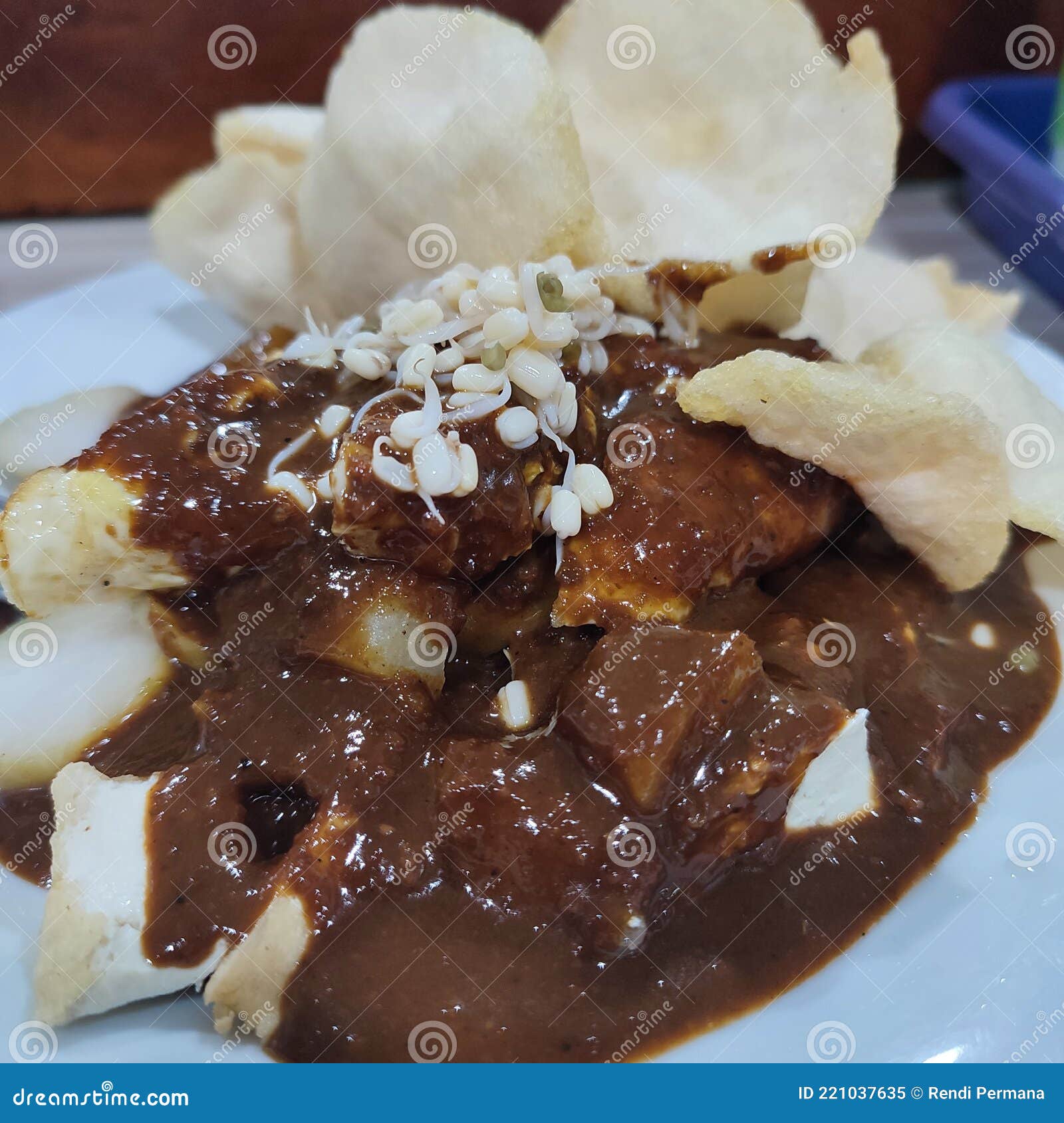 Tahu campur east java food stock image. Image of campur - 221037635