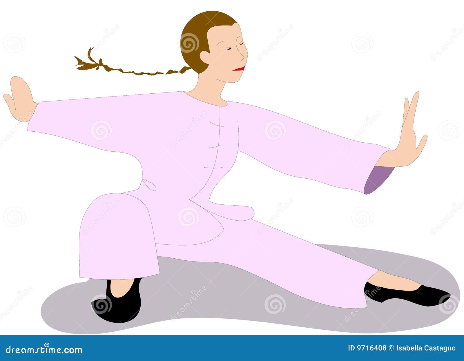 Tai chi colors stock vector. Illustration of pick, target - 9716408