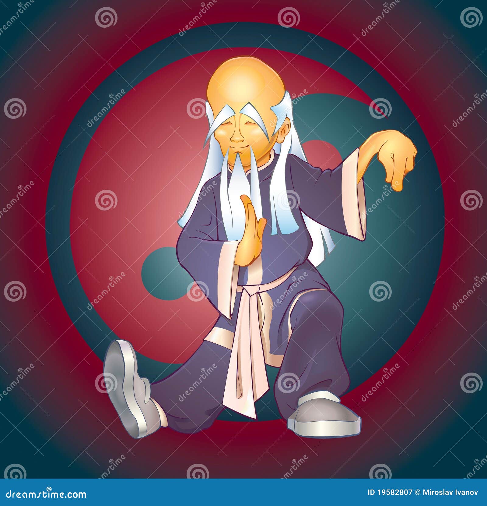 Opposite Master And Servant Illustration | CartoonDealer.com #96234640