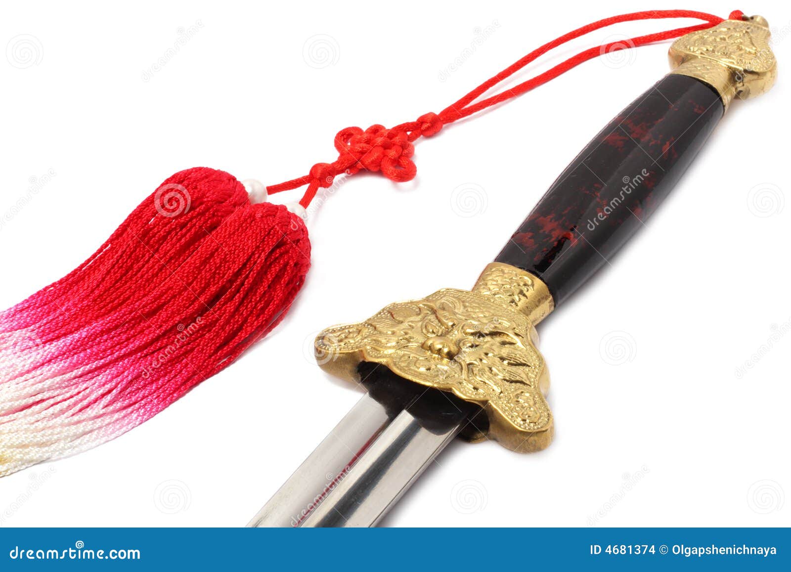 Tai Chi sword stock photo. Image of close, weapon, white - 4681374