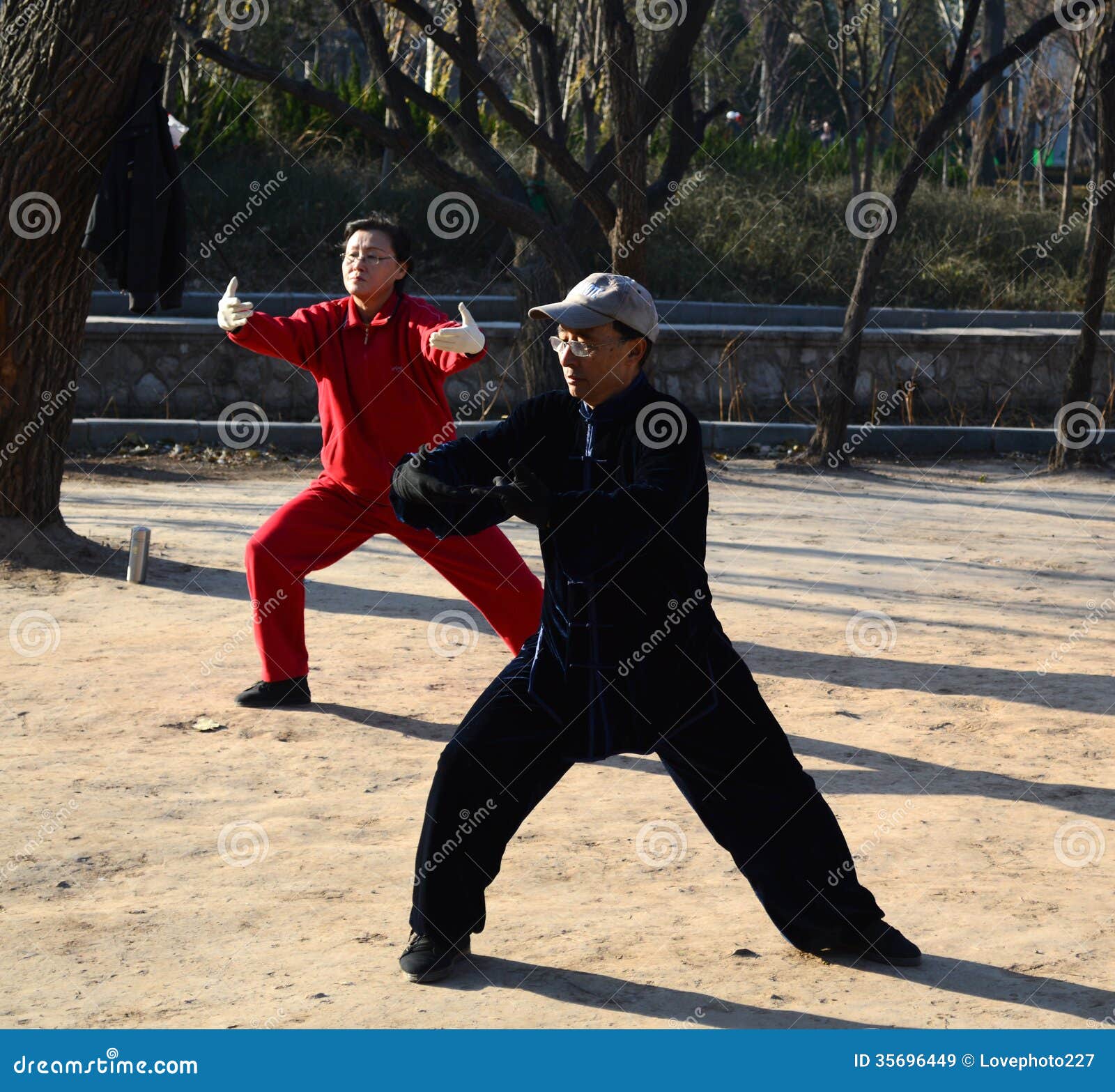 Chinese Taiji Quan Editorial Stock Image Image Of Winter 35696449