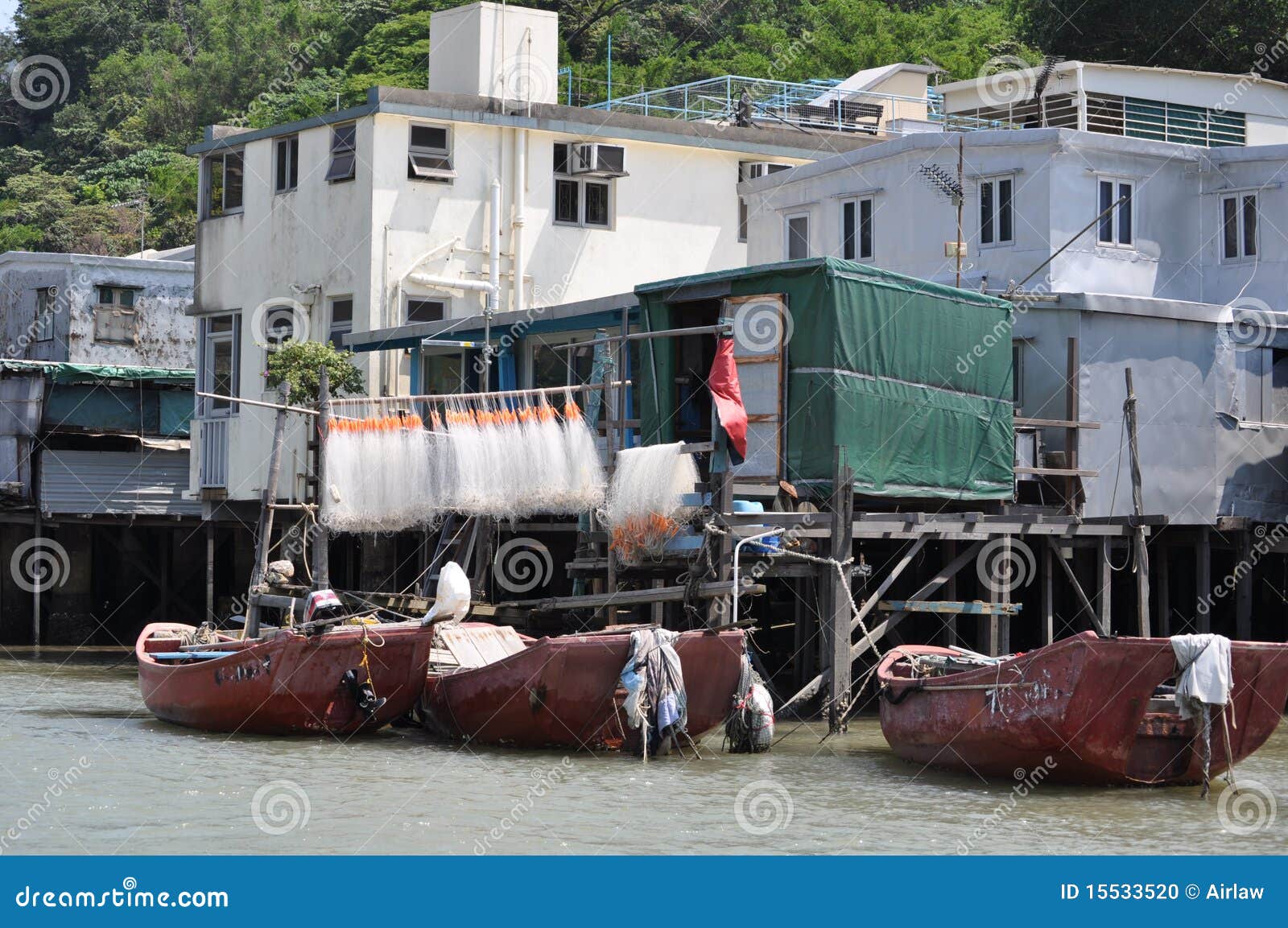 Tai O stock photo. Image of lantau, partly, island, western - 15533520