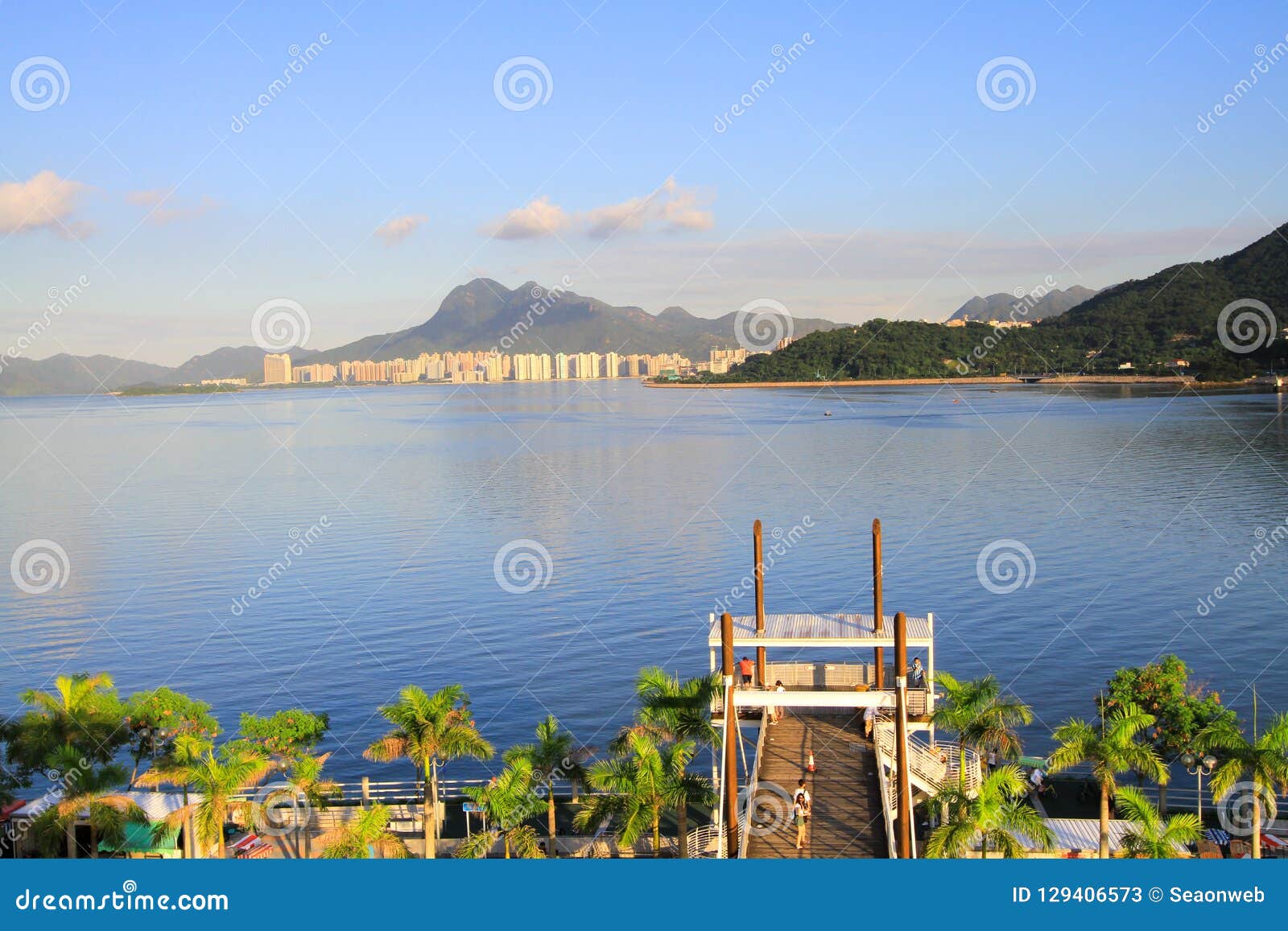 A Tai Po Waterfront Park in Hong Kong Stock Image - Image of lookout ...
