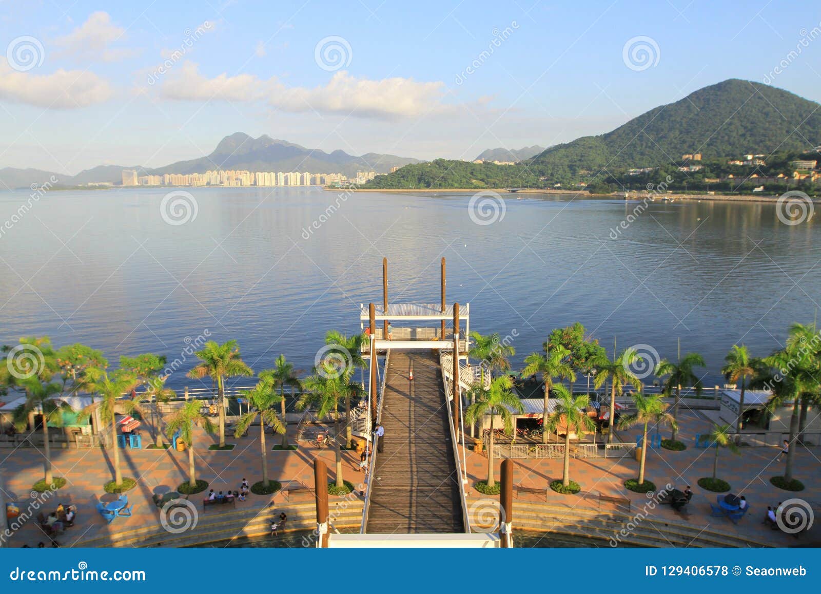 A Tai Po Waterfront Park in Hong Kong Stock Photo - Image of pathway ...