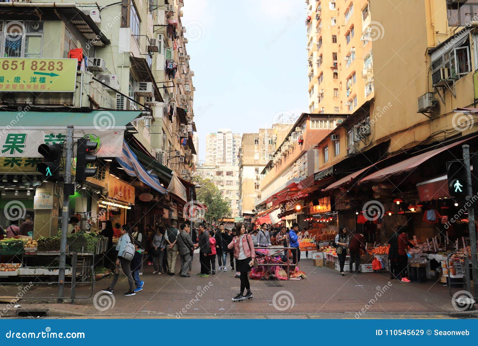 A Tai Po Wet Market At Hong Kong Editorial Stock Image Image Of