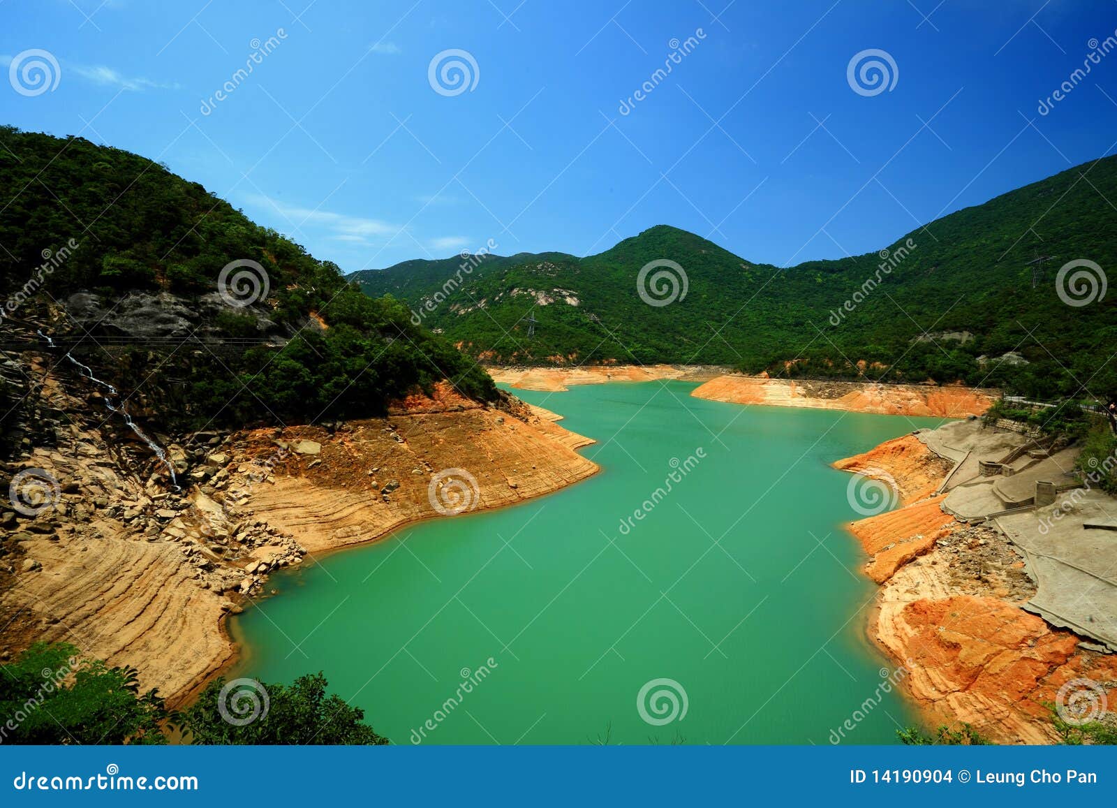 Tai Tam Reservoirs stock photo. Image of natural, mirror - 14190904