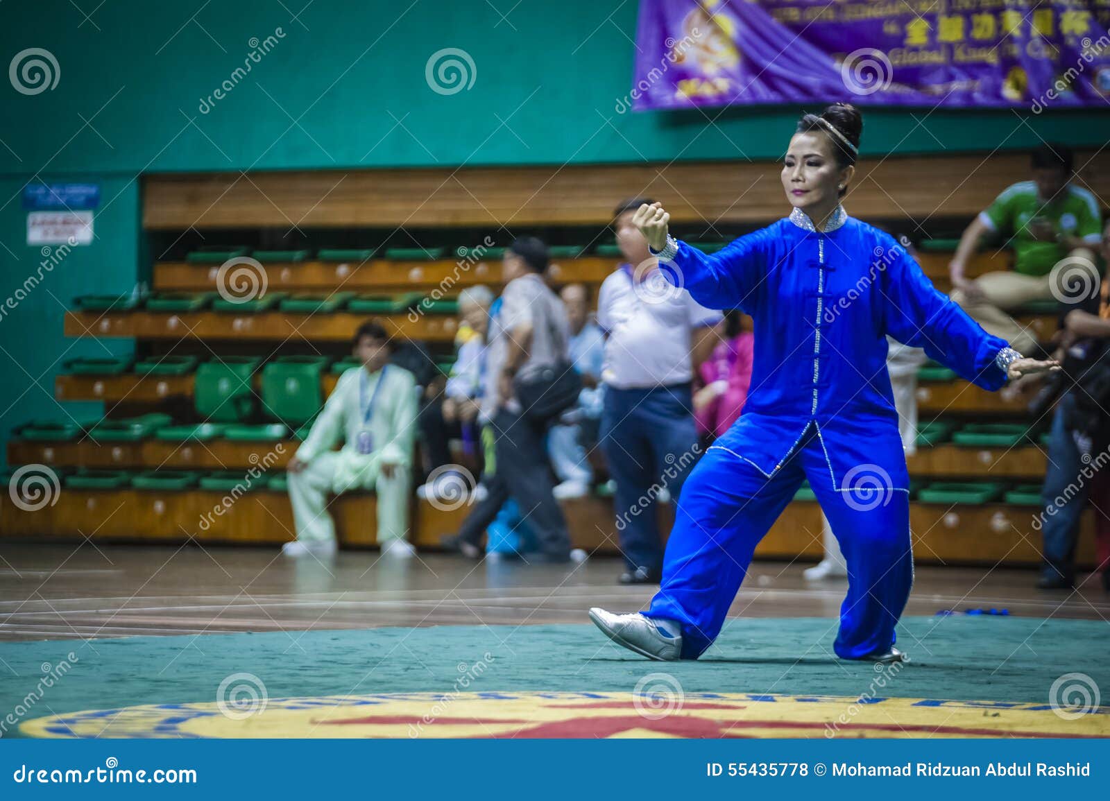 Taichi Wushu editorial stock photo. Image of active, performers - 55435778