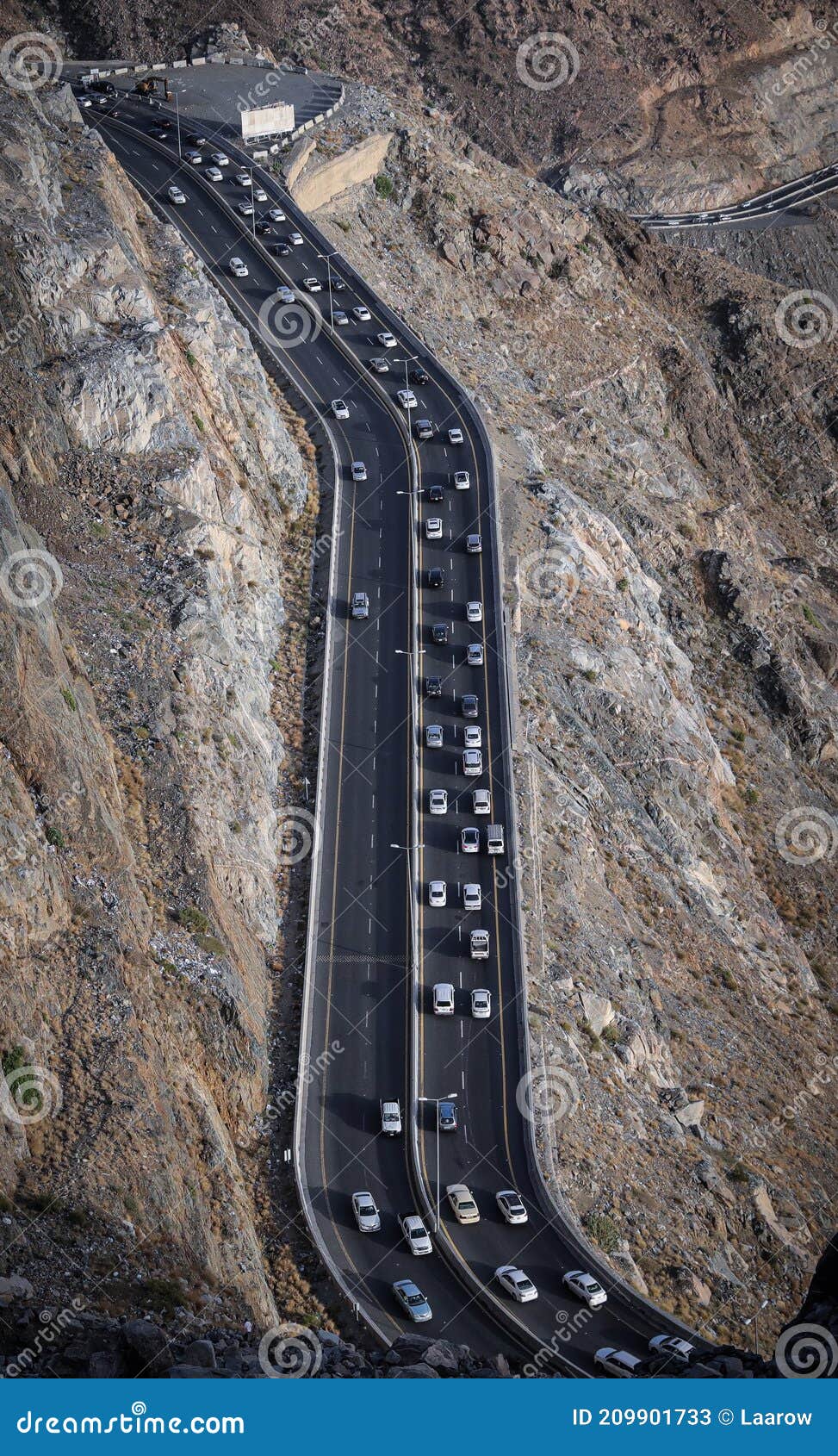 Taif KSA . Zigzag Road in Al Taif, Saudi Arabia Stock Image - Image of ...