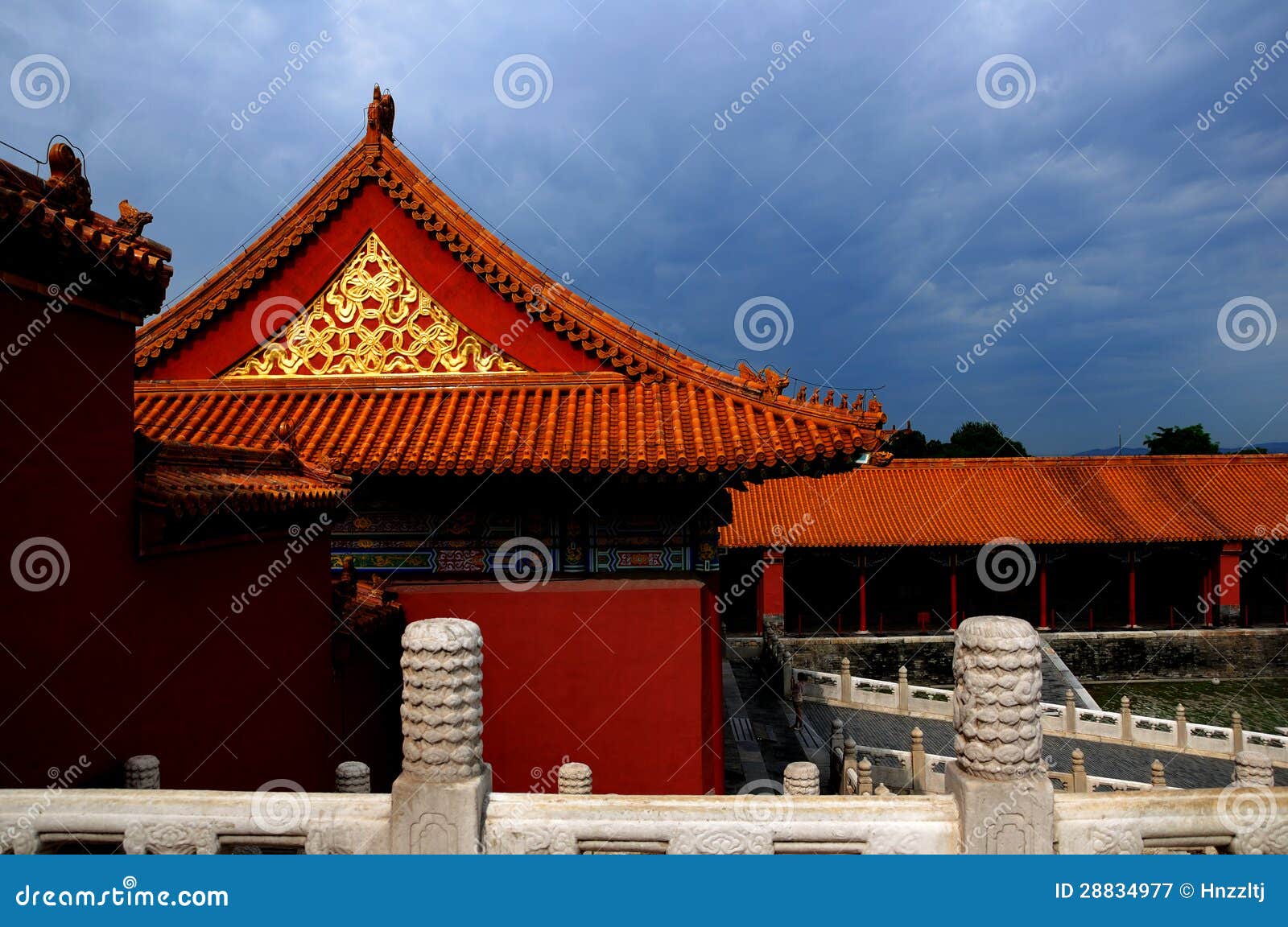 The Taihe Palace stock image. Image of view, stone, landscape - 28834977