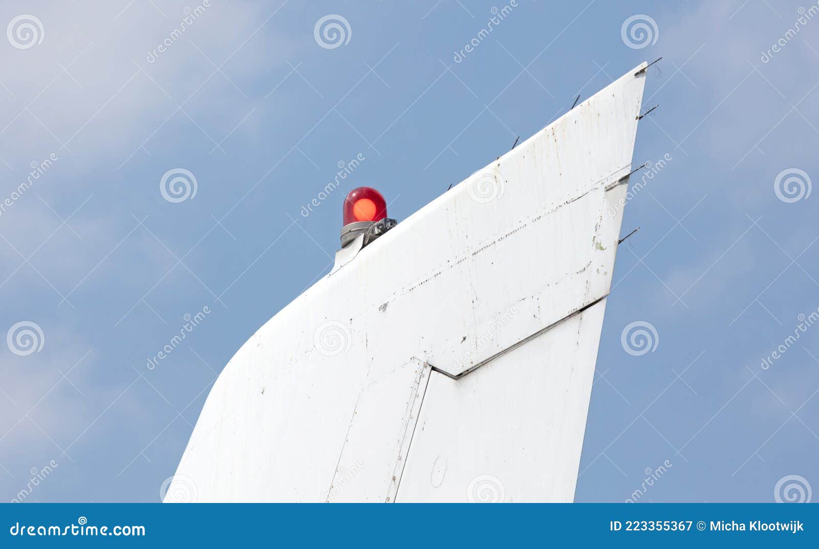 Tail Fuselage of an Old Aircraft Stock Image - Image of window, light ...