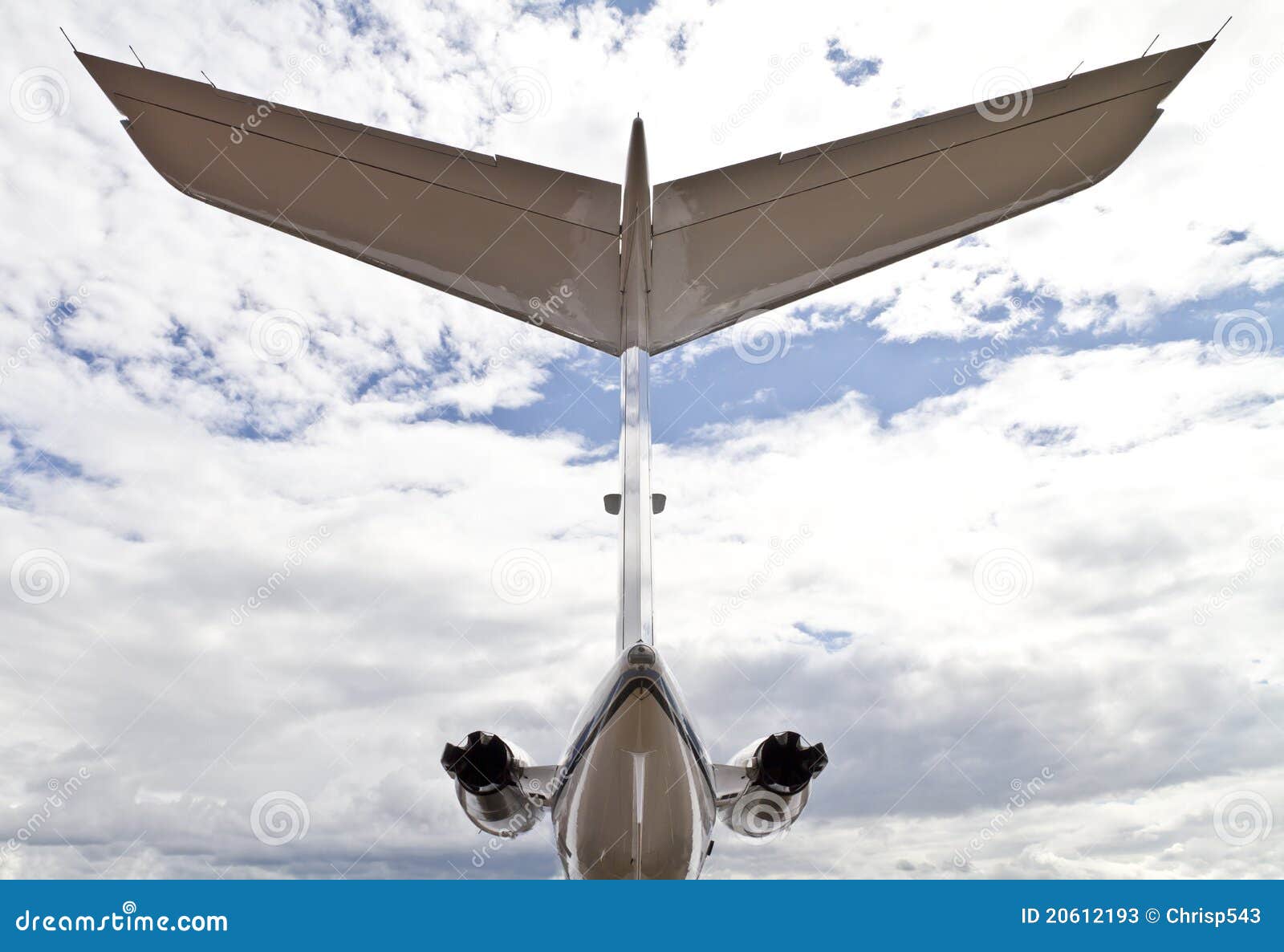 Tail of a Passenger Jet Against the Sky Stock Image - Image of rear ...