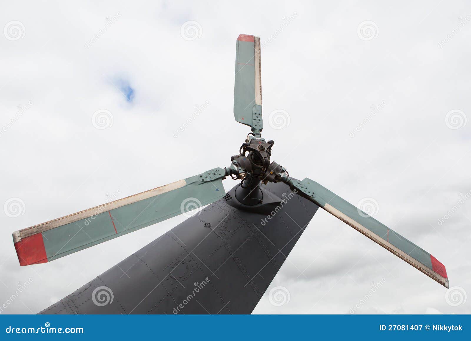 Tail rotor of helicopter stock image. Image of military - 27081407
