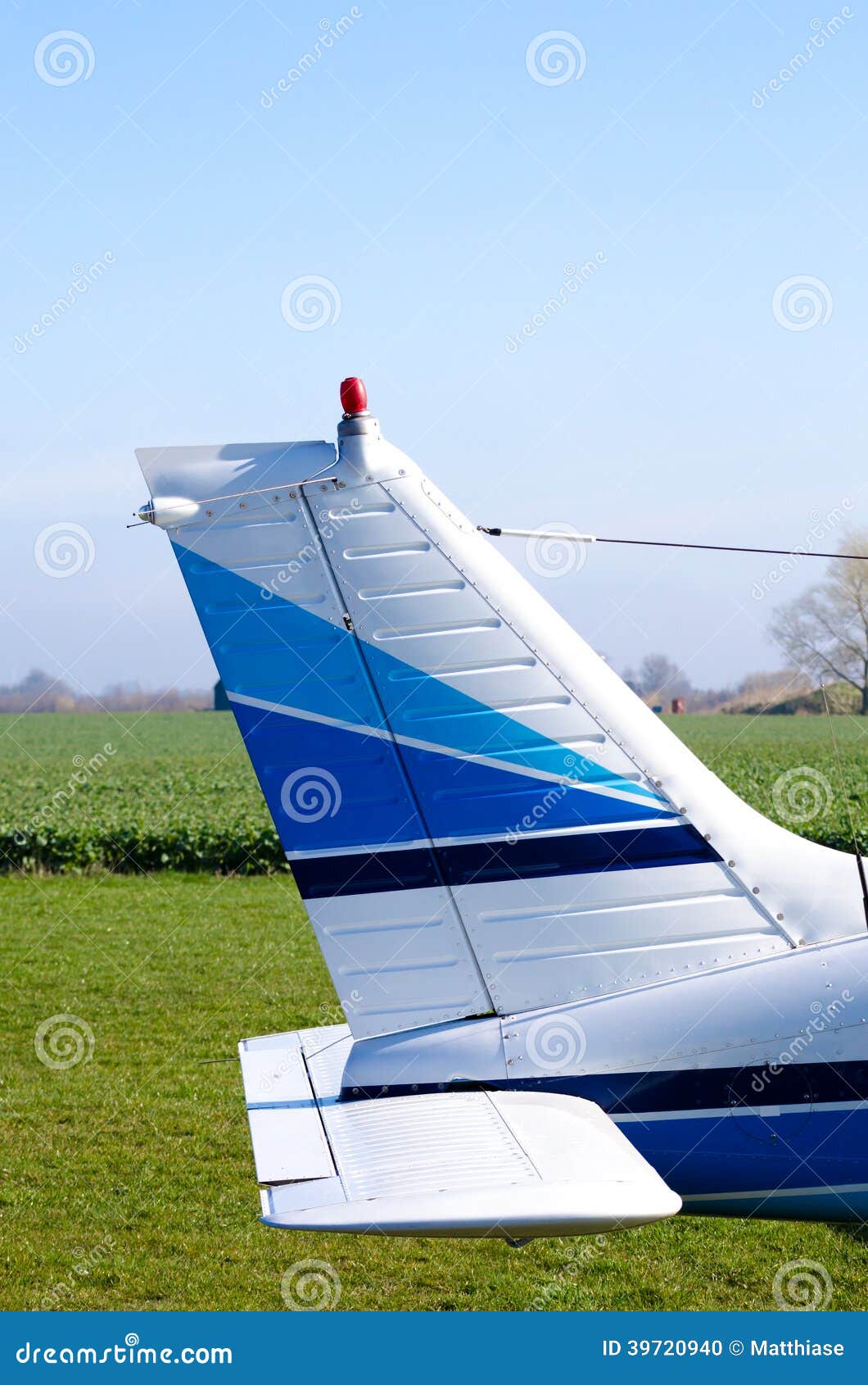 Tail small airplane stock photo. Image of airfield, aviator - 39720940