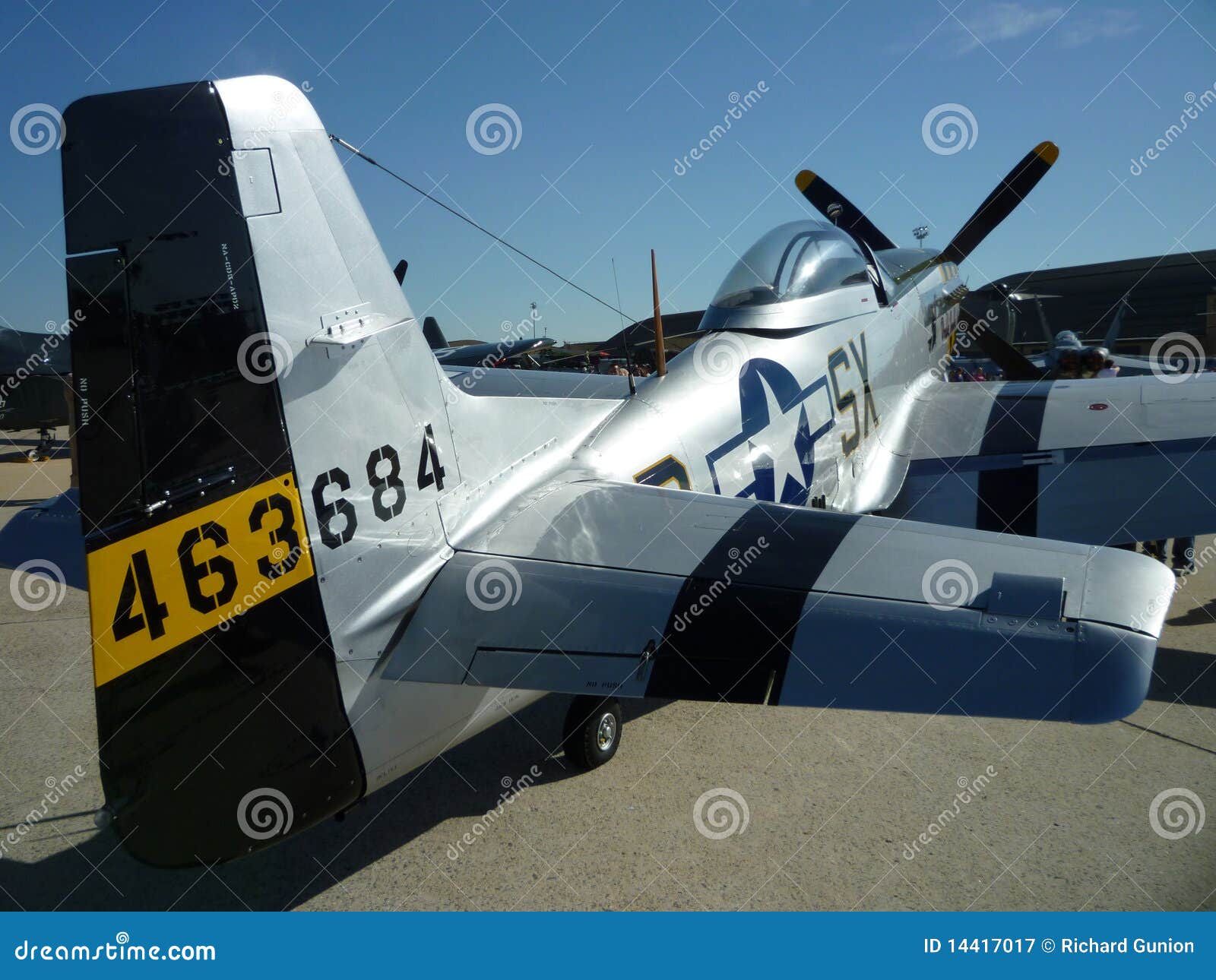 Tail View of the P51 D Mustang Editorial Photography - Image of force ...