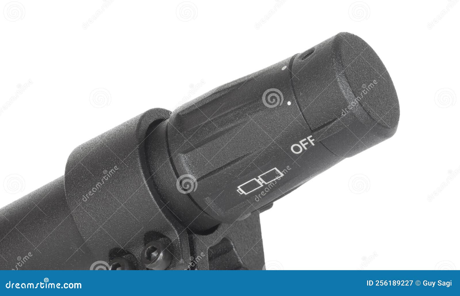 Tailcap Switch on an Infrared Emitter Stock Image - Image of isolated ...