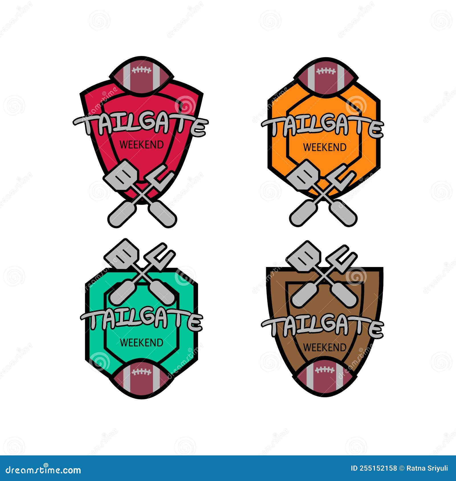 Tailgate Logo Icon Design Vector Flat Isolated Illustration Stock ...